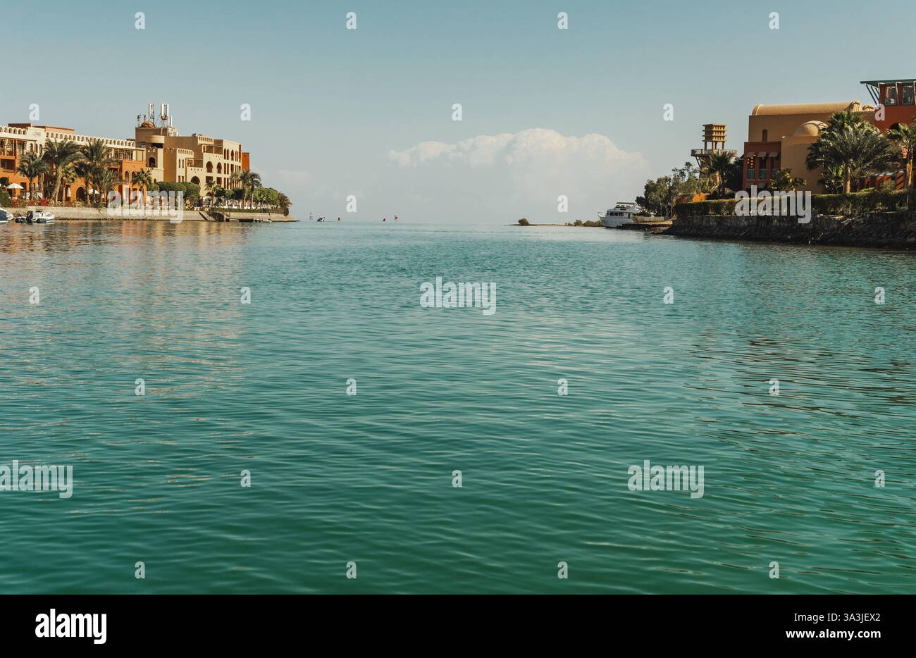 El Gouna resort on the Red Sea coast in Egypt Landscape of the Red Sea ...
