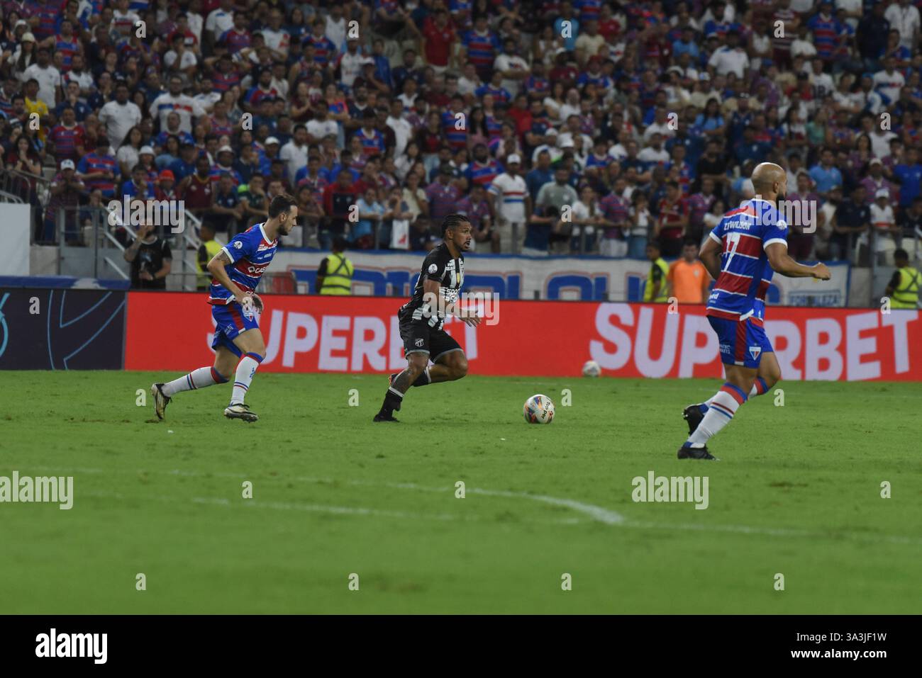 Sobral of Ceara during the Campeonato Cearense football game between ...