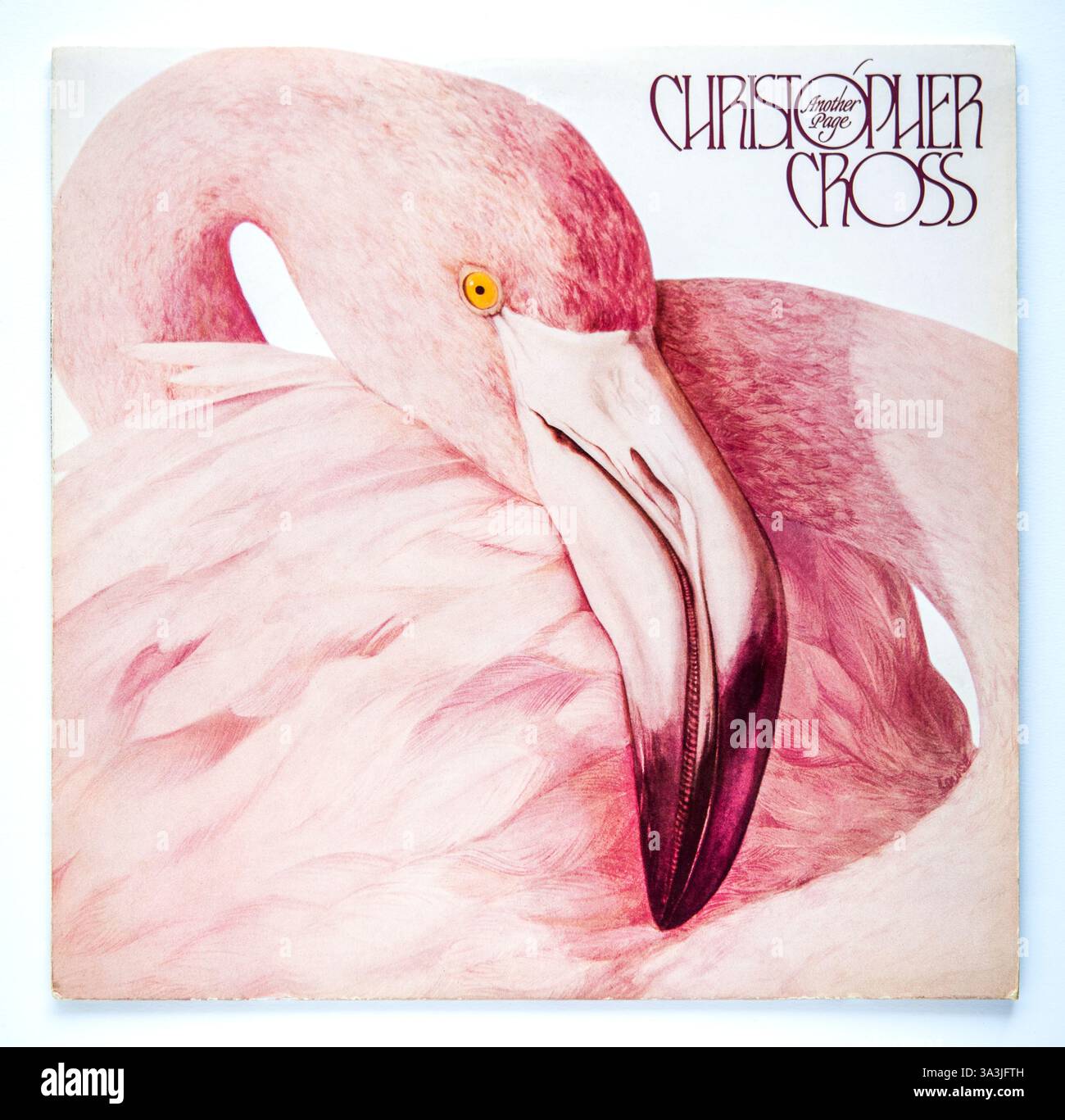 LP cover of Another Page, the second studio album by Christopher Cross ...