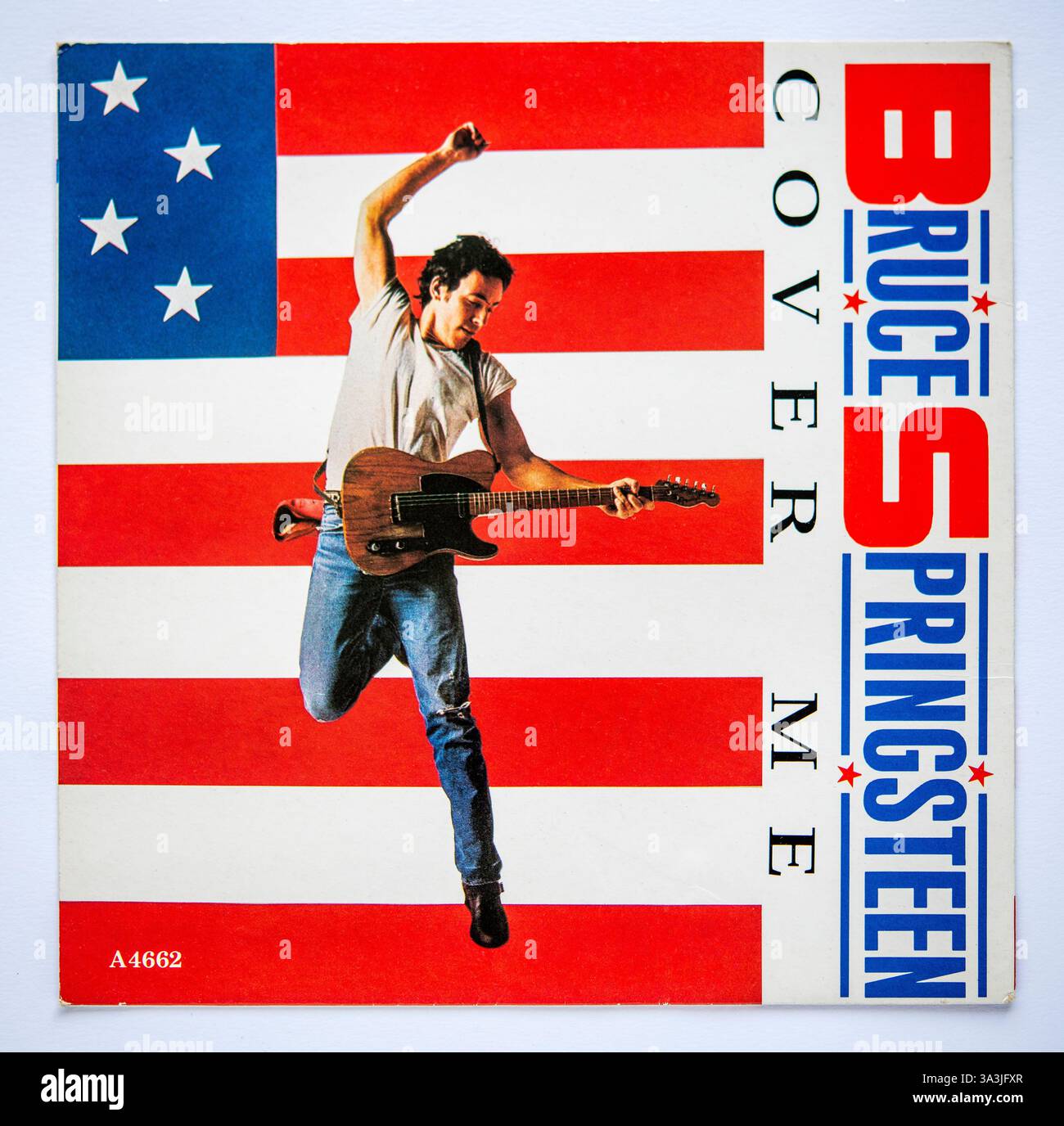 Picture cover of the seven inch single version of Cover Me by Bruce ...