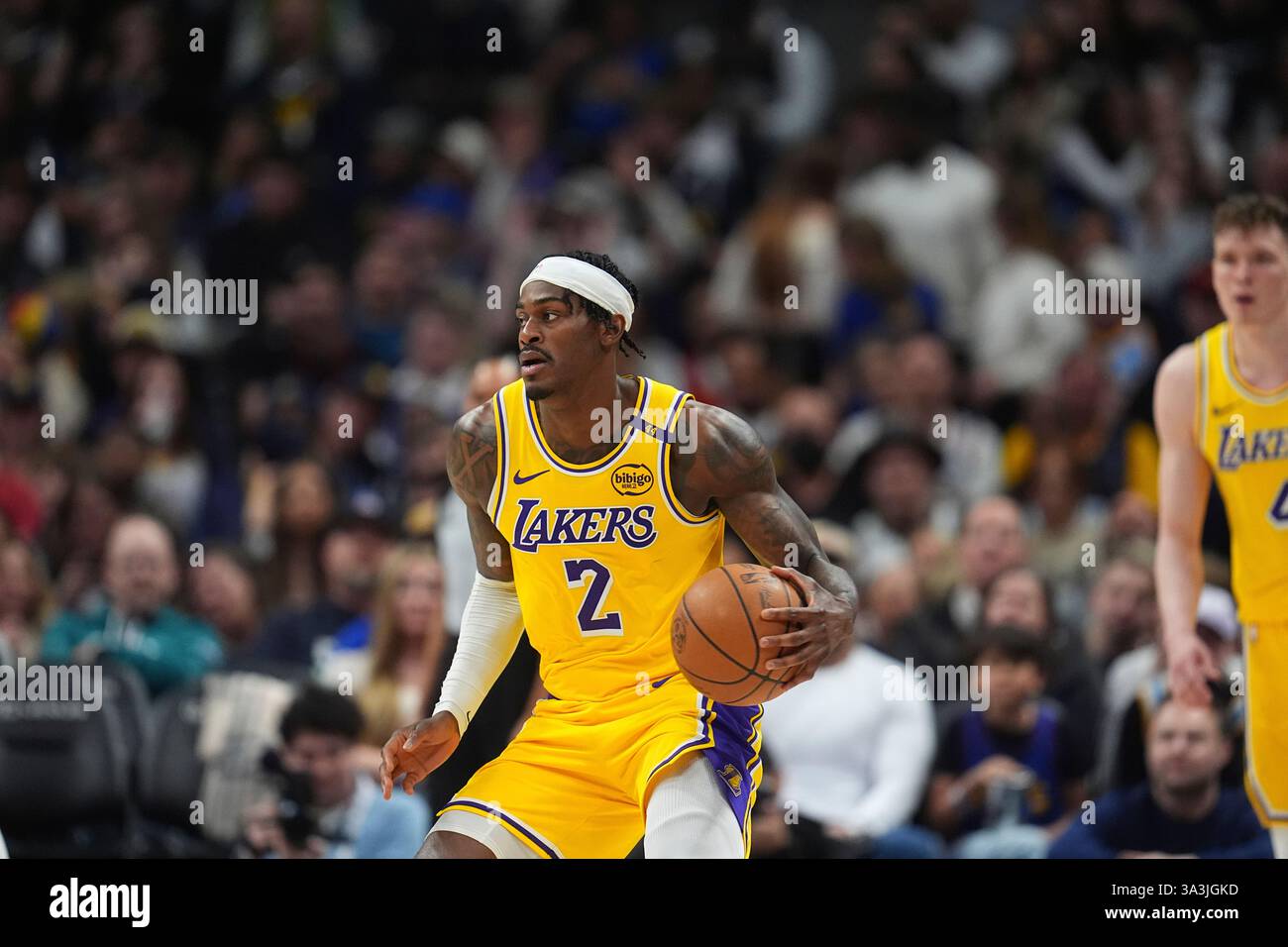 Los Angeles Lakers forward Jarred Vanderbilt (2) in the second half of ...