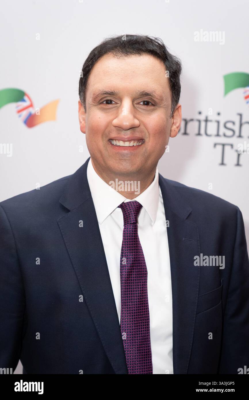 Anas Sarwar arriving at the British Asian Trust annual Ramadan ...