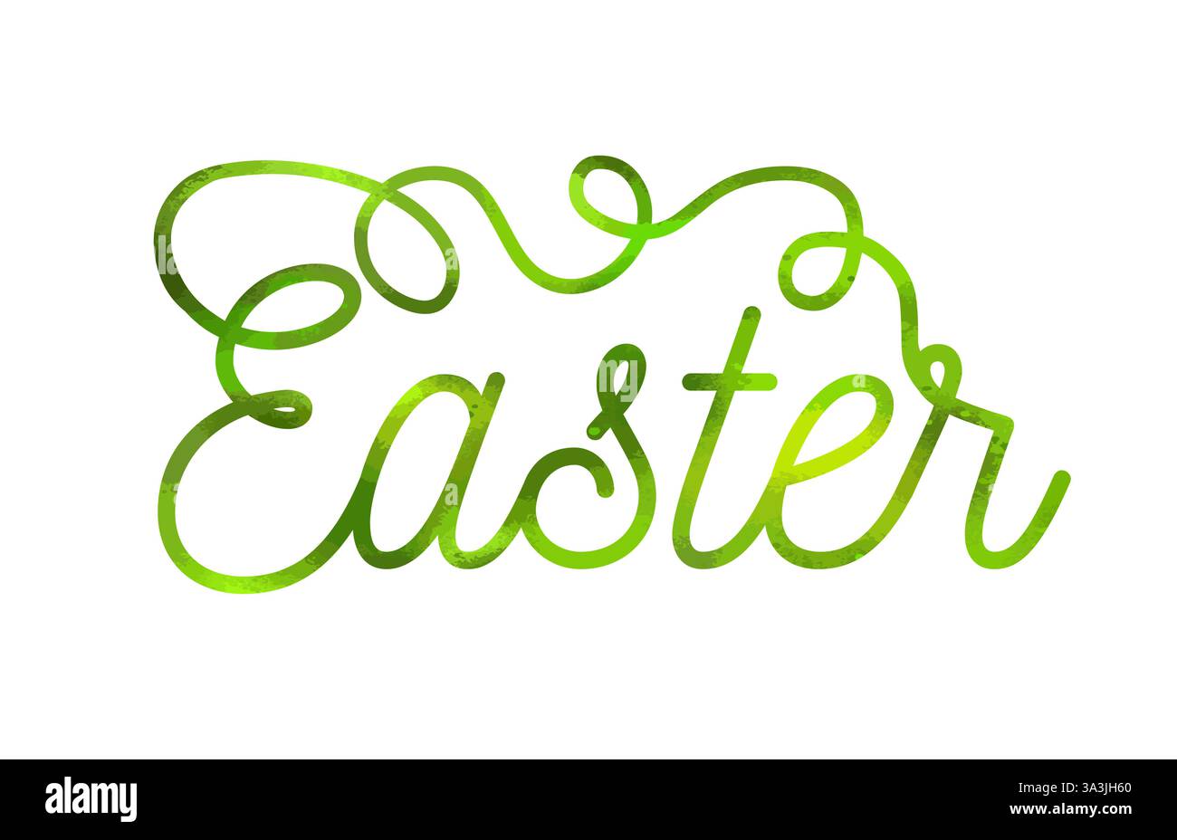 Happy Easter calligraphy lettering . Happy Easter text banner. hand ...
