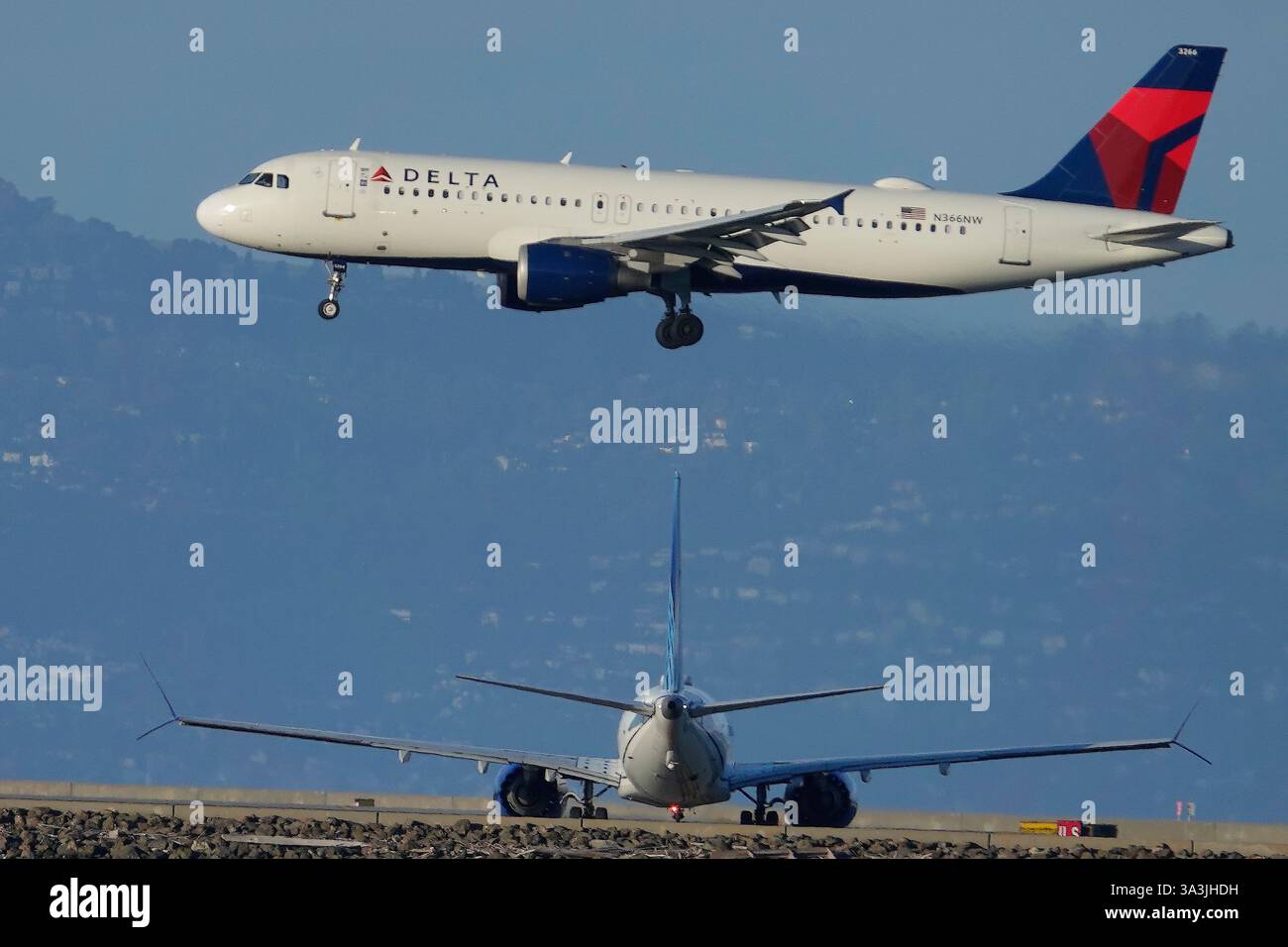 San Francisco, California, USA - March 6th, 2025 San Francisco Airport ...