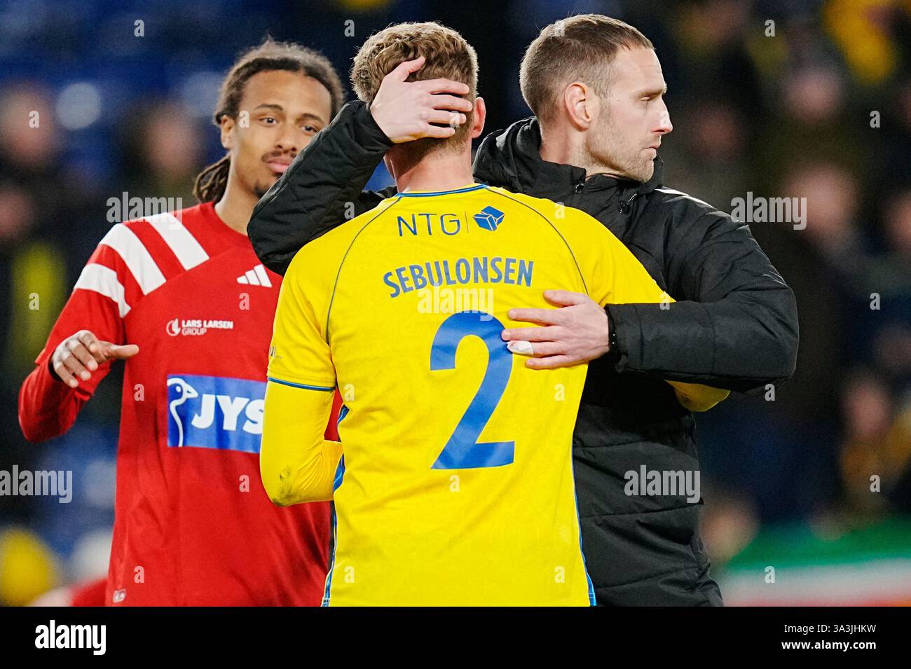 Broendby, Denmark. 16th Mar, 2025. Superligakampen mellem Broendby IF ...