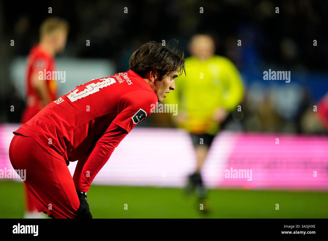Lyngby, Denmark. 16th Mar, 2025. Superligakampen mellem Lyngby Boldklub ...