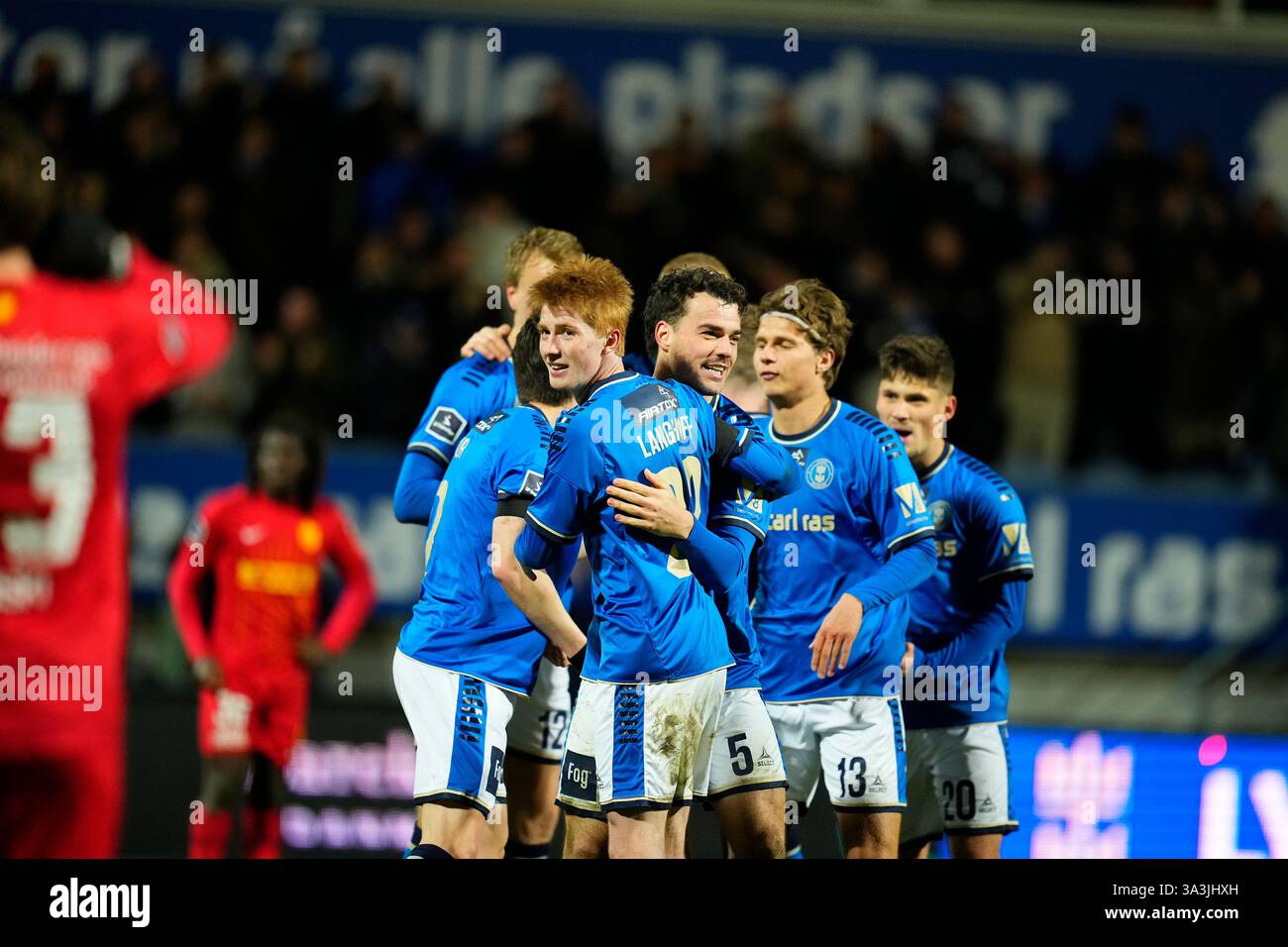Lyngby, Denmark. 16th Mar, 2025. Superligakampen mellem Lyngby Boldklub ...