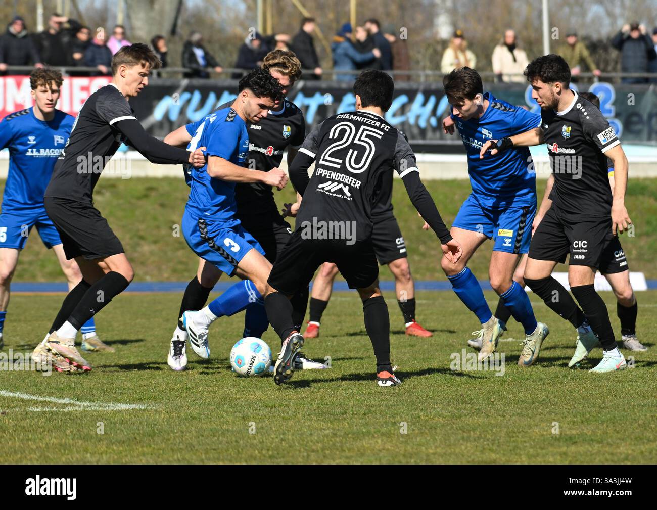 Fussball Regionalliga Nordost, Hertha Zehlendorf - Chemnitzer FC 16.03. ...