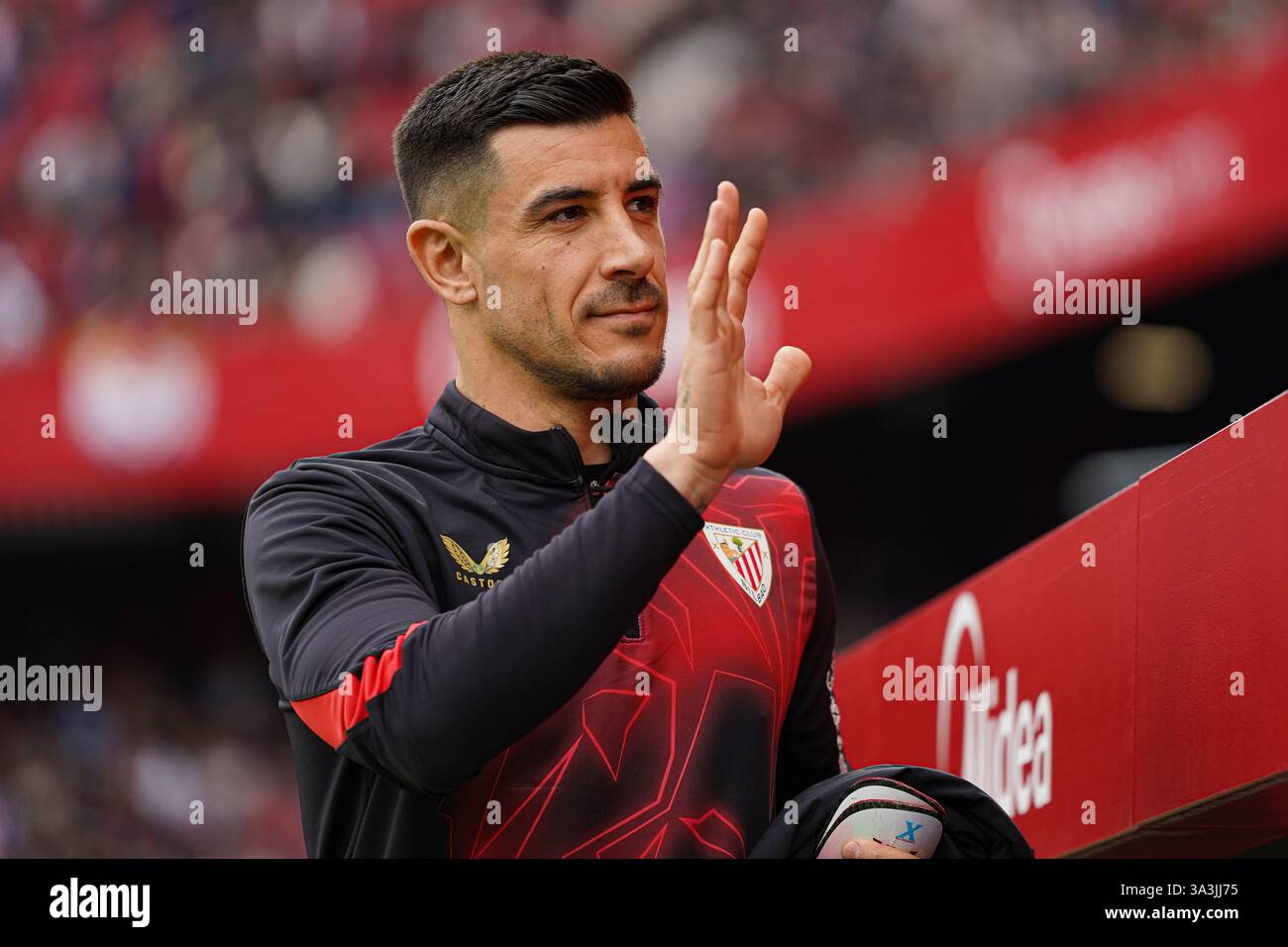 Yuri Berchiche (Athletic Club) in the bench before LaLiga match between ...
