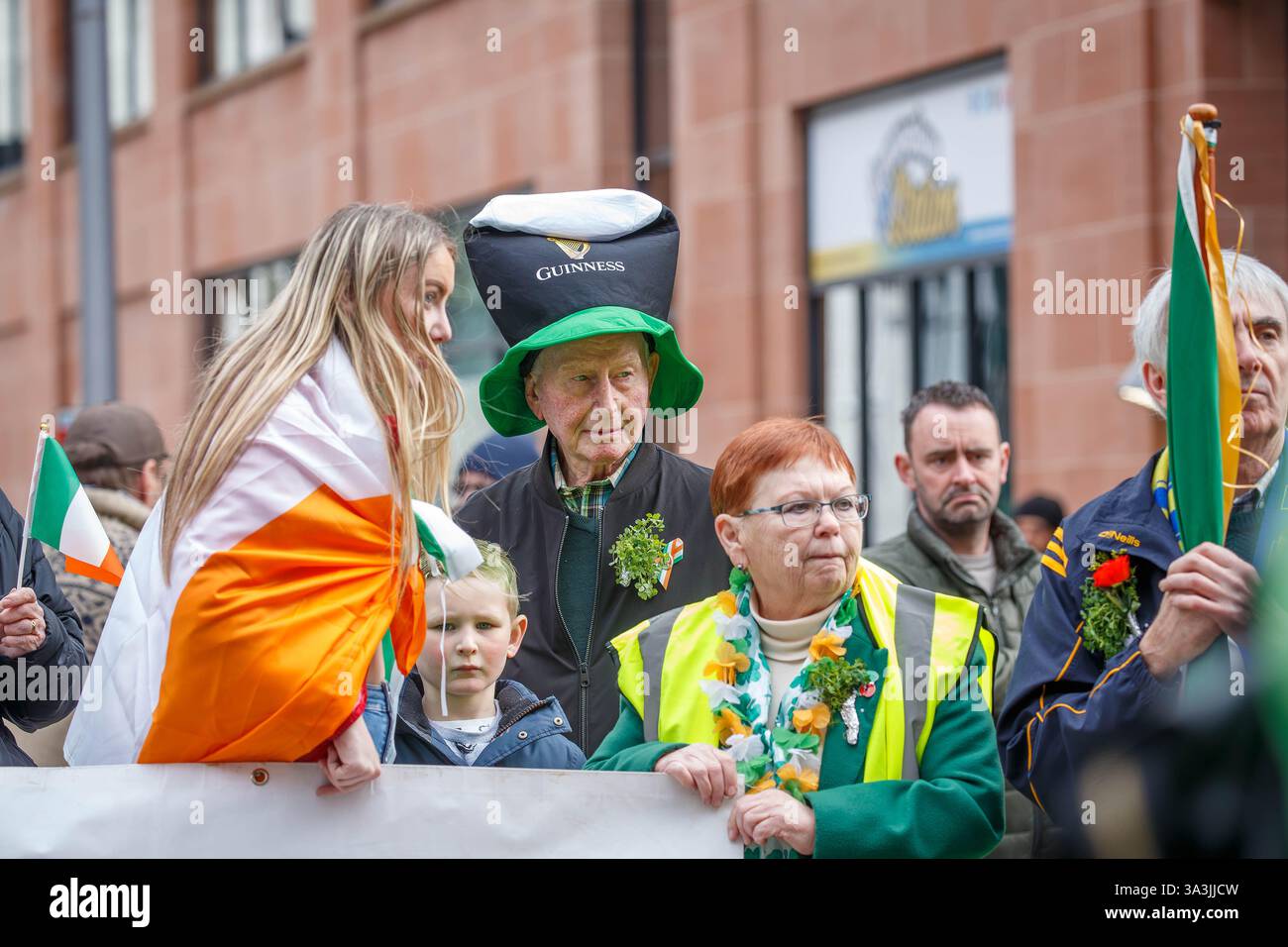Warrington, Cheshire, England, UK. 16th Mar, 2025. The Irish Club in ...