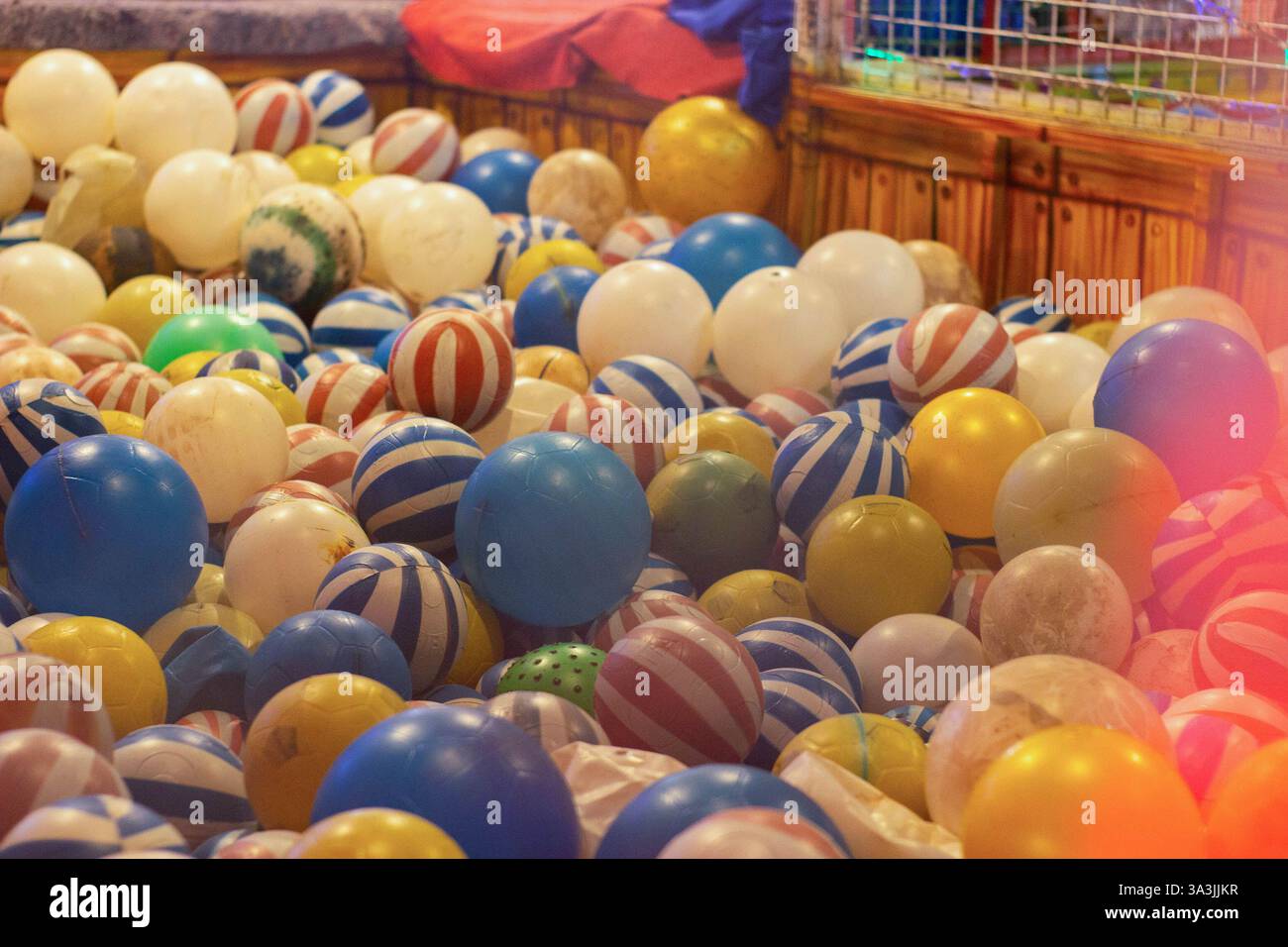Colorful Ball Pit in a Play Area Stock Photo - Alamy