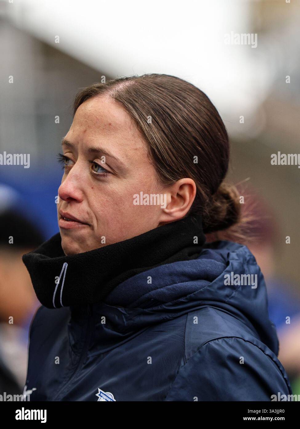Birmingham, England, March 16th 2025: Birmingham City head coach Amy ...