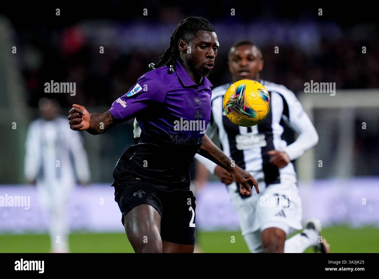 Florence, Italy. 16th Mar, 2025. Moise Kean of ACF Fiorentina during ...