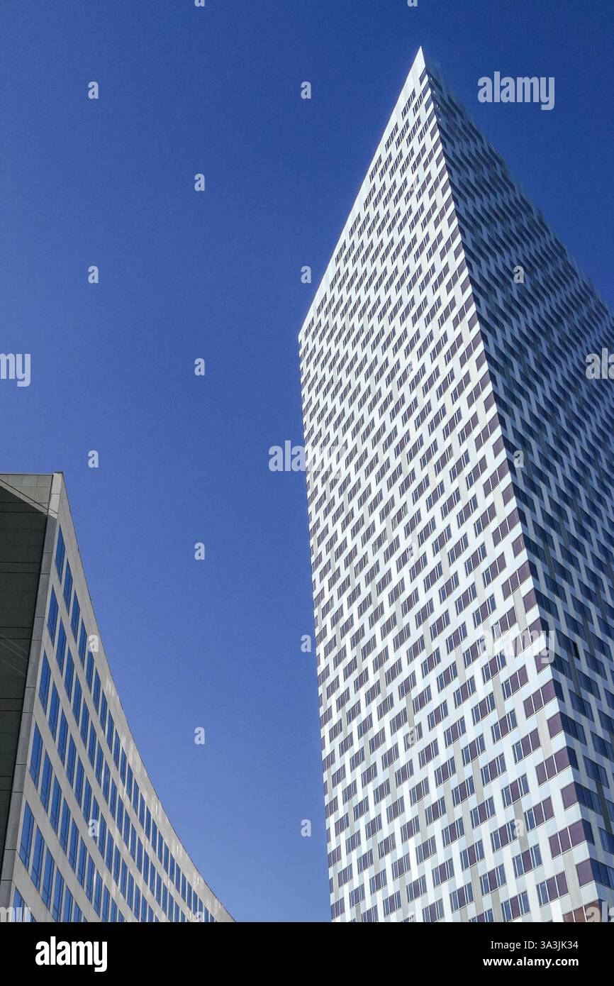 Paris, France, March 6, 2025. The Adria Tower, or Technip Tower, is an ...