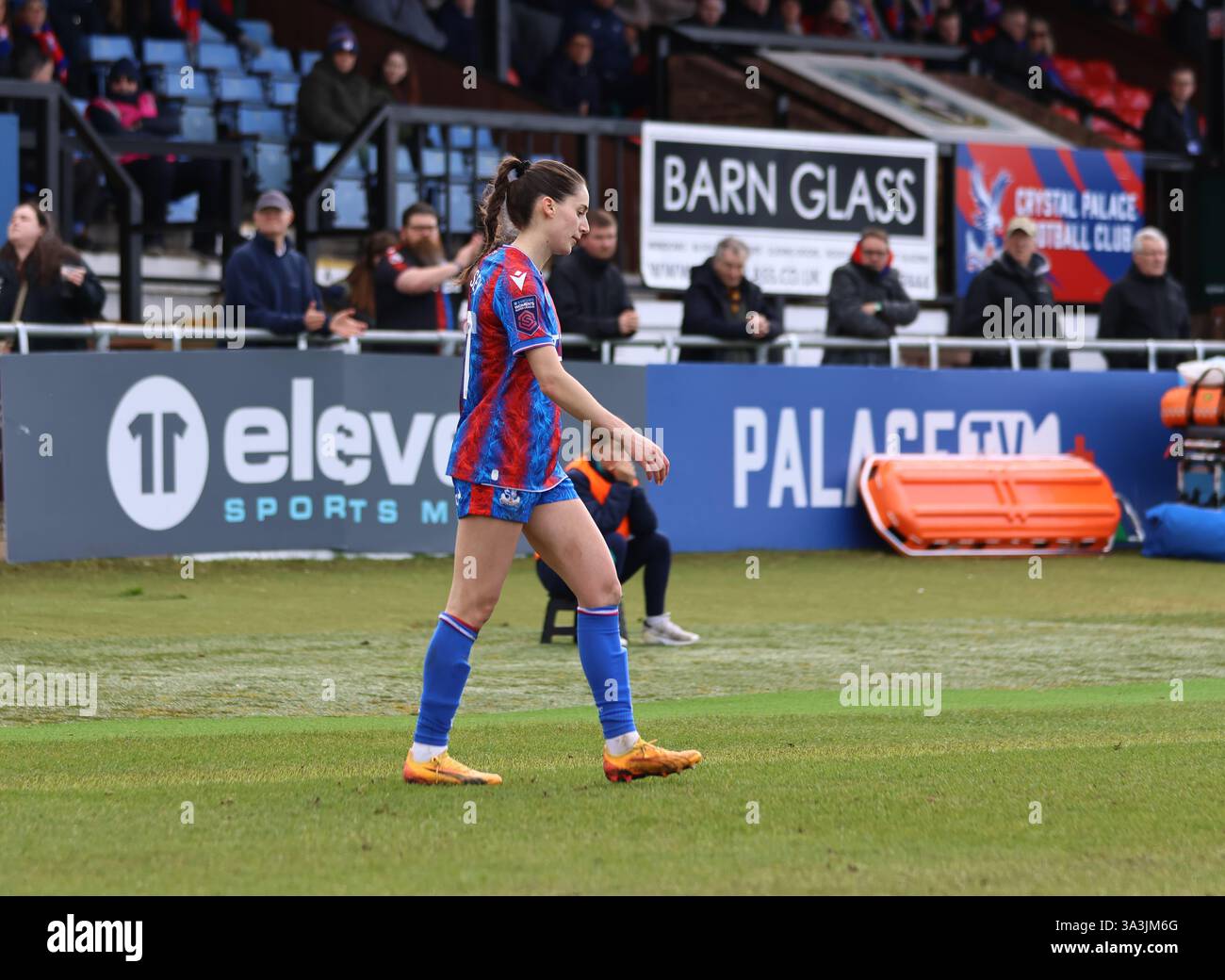 London, England, on 16 March 2025. Clarissa Larisey (Crystal Palace 21 ...