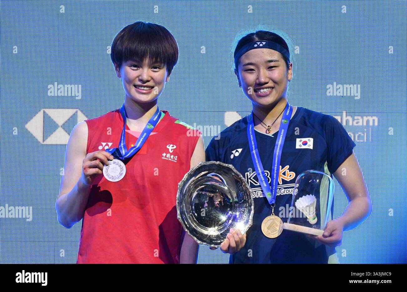 Utilita Arena, Birmingham, UK. 16th Mar, 2025. 2025 YONEX All England Open Badminton ...