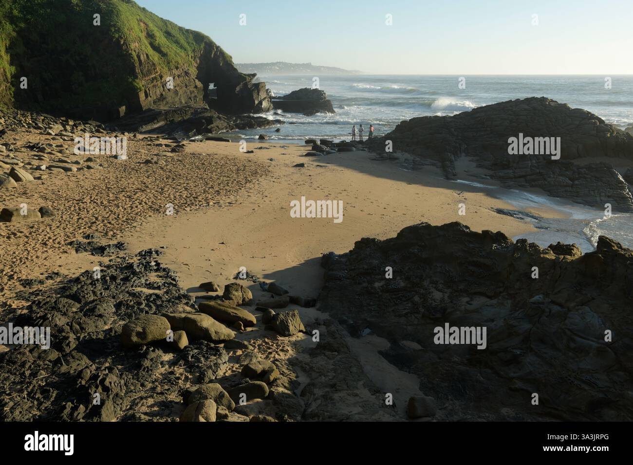 Beautiful African seascape, awesome beach of Thompsons Bay, Shaka's ...