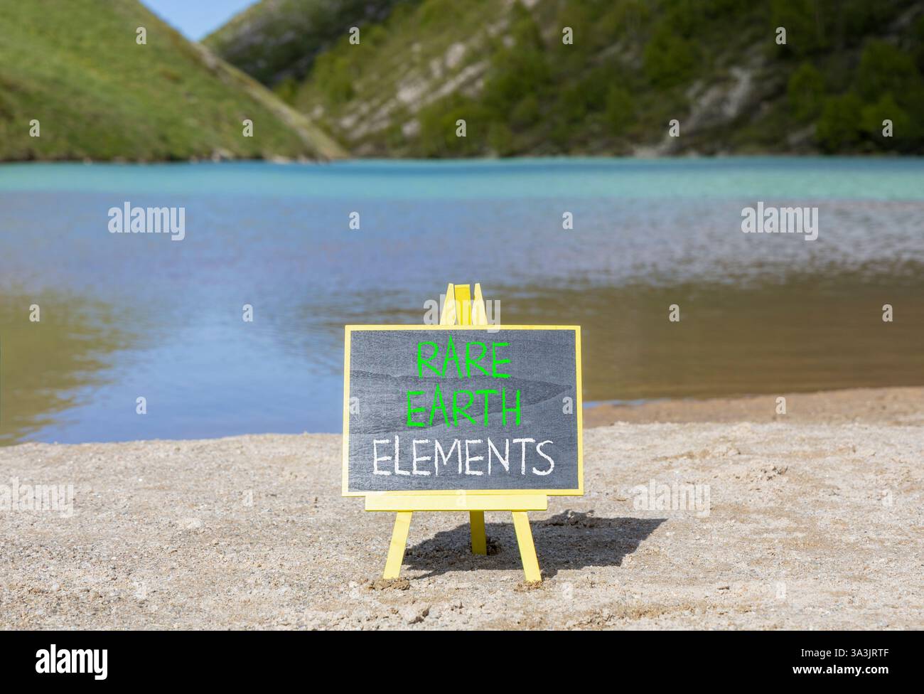 Rare earth elements symbol. Concept words Rare earth elements on ...
