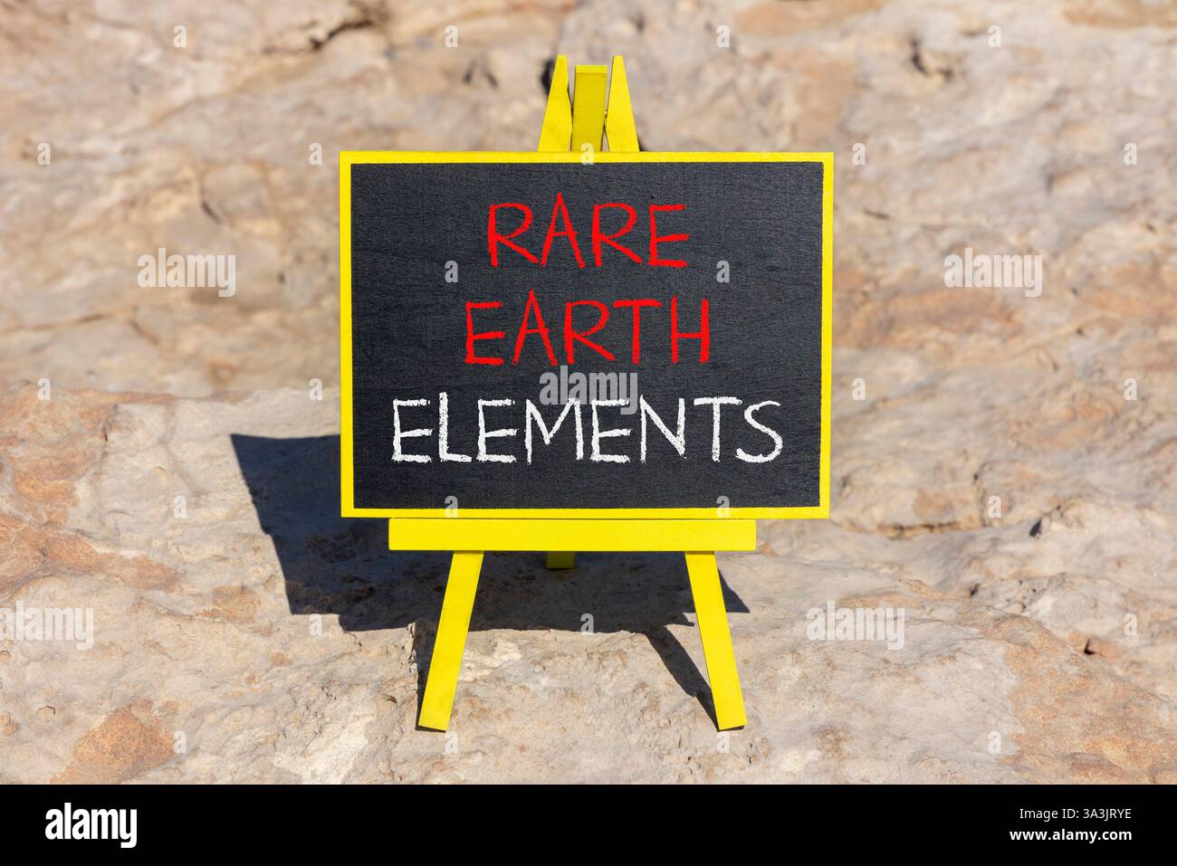 Rare earth elements symbol. Concept words Rare earth elements on ...