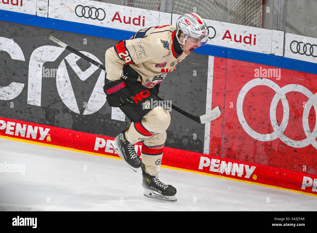 Ingolstadt, Germany. 16th Mar, 2025. Ice hockey: DEL, ERC Ingolstadt ...
