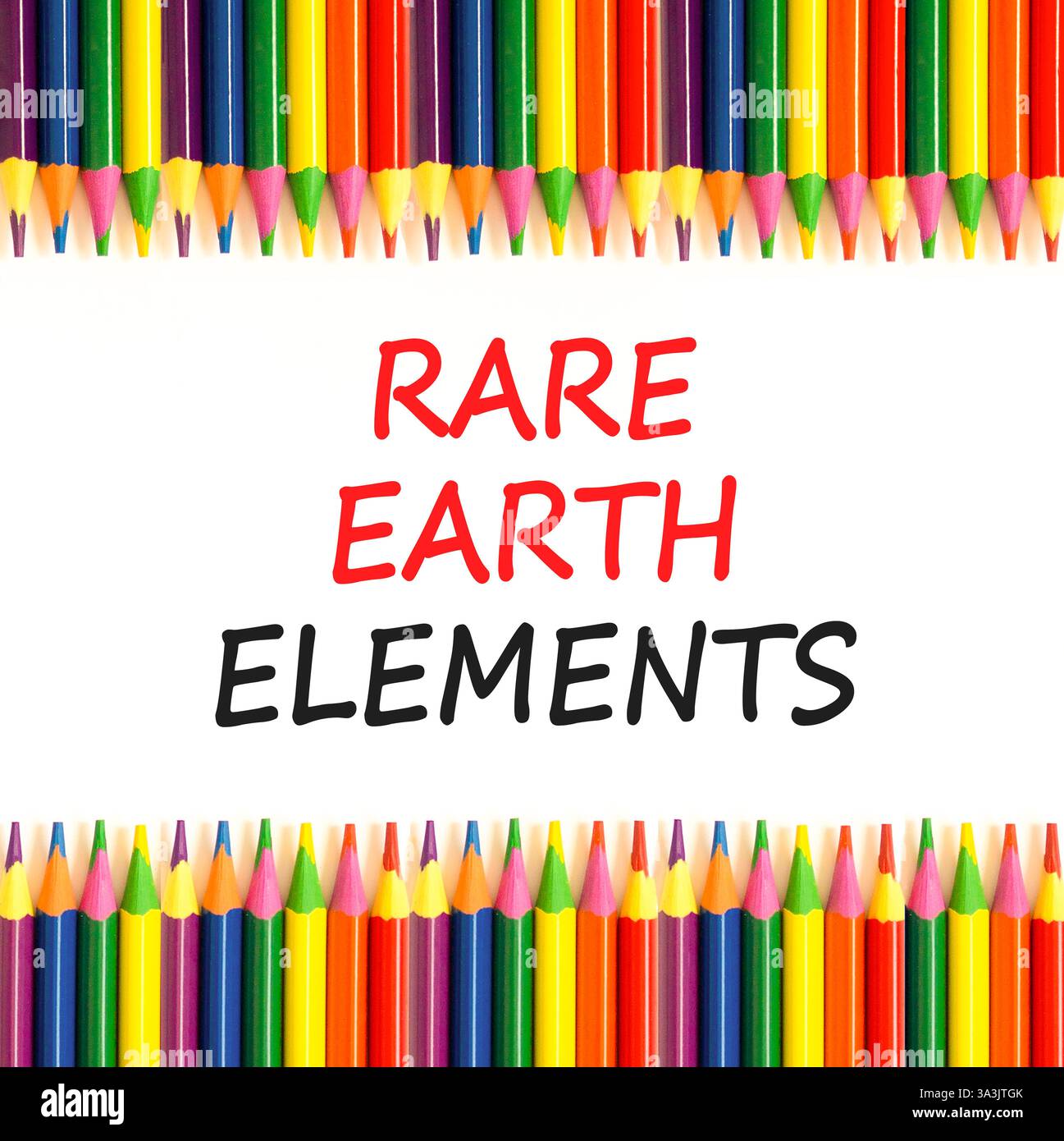 Rare earth elements symbol. Concept words Rare earth elements on ...