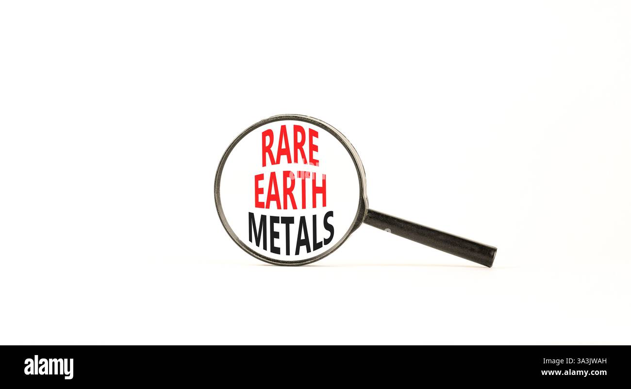 Rare earth metals symbol. Concept words Rare earth metals in beautiful ...