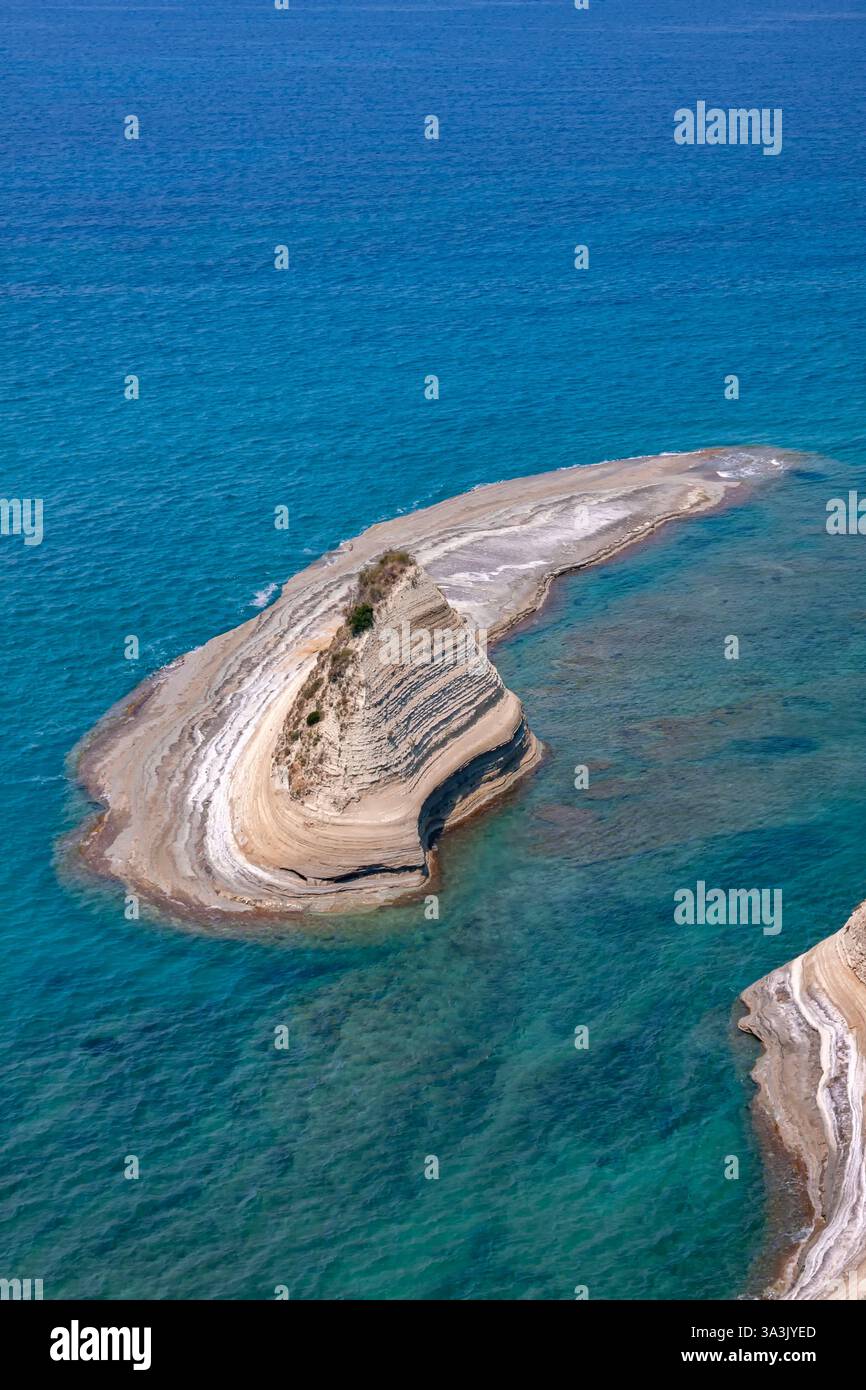 Greece, Greek Islands, Ionian Islands, Corfu, northwest of the island ...