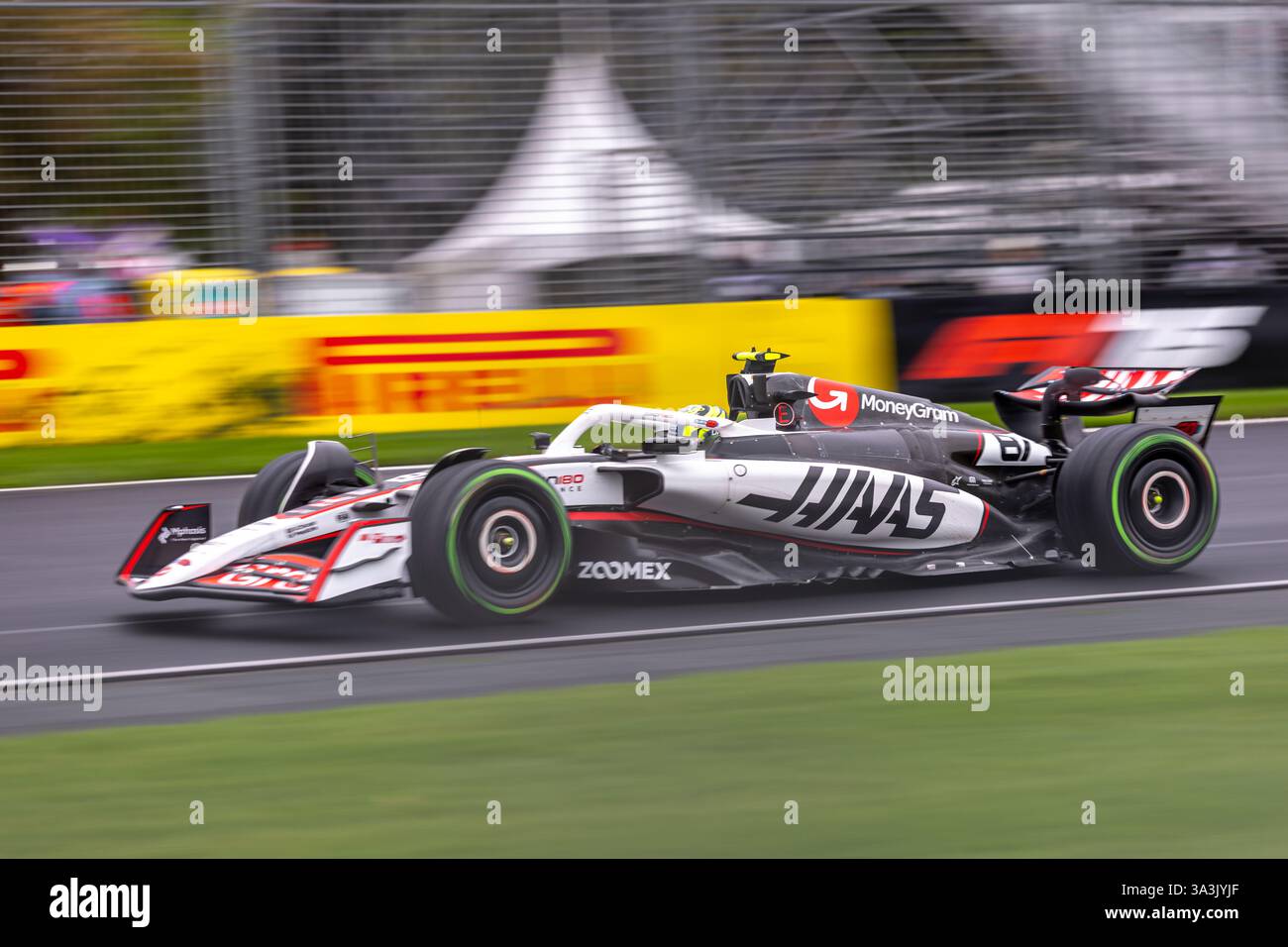Melbourne, Australia, 16 March, 2025. Oliver Bearman (GBR) driving for ...