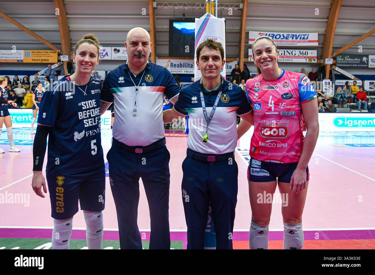 Serie A1 Tigorta, Round 2 of Playoff, match between Reale Mutua Fenera ...
