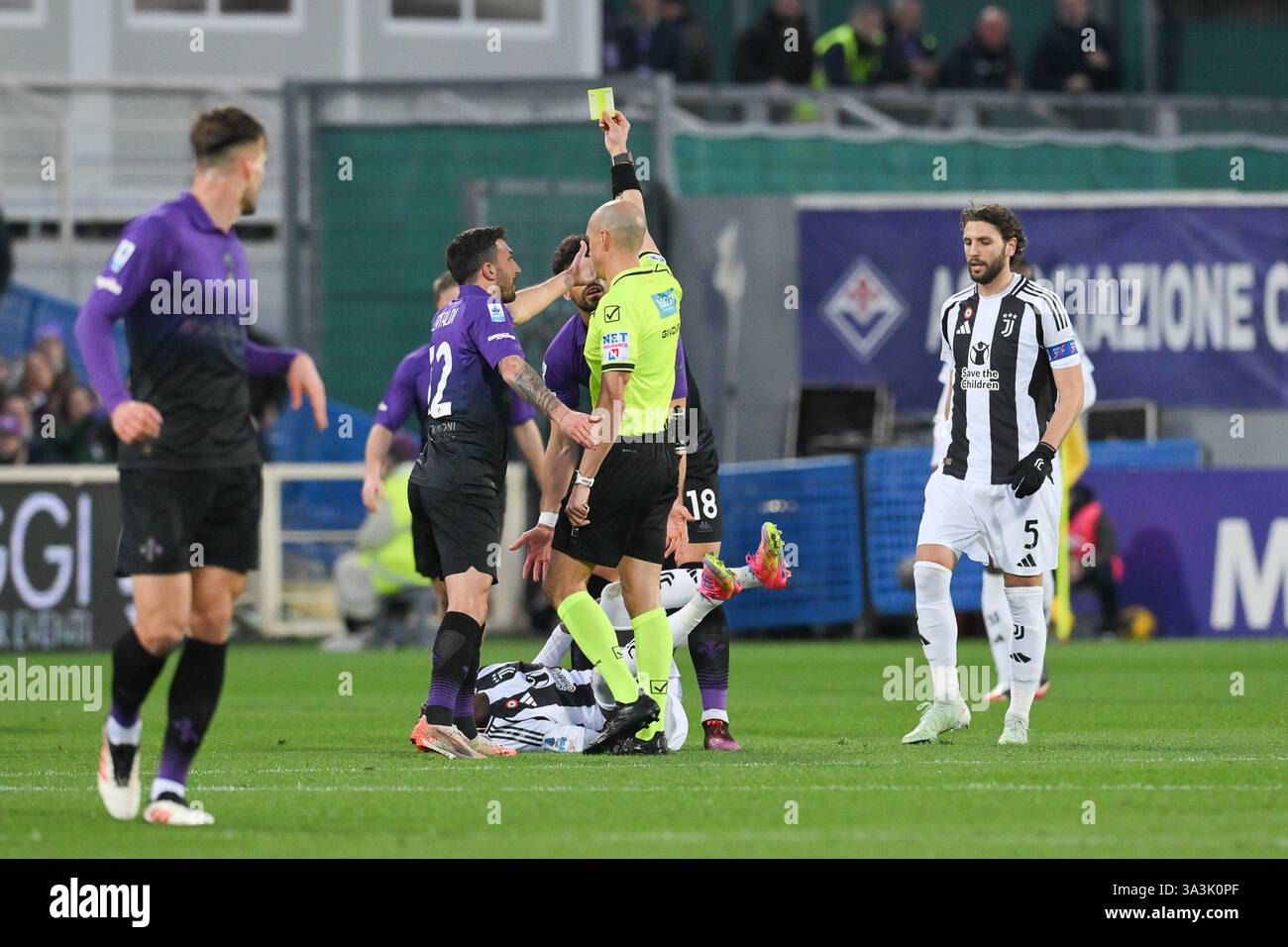Artemio Franchi Stadium, Florence, Italy. 16th Mar, 2025. Italian Serie ...