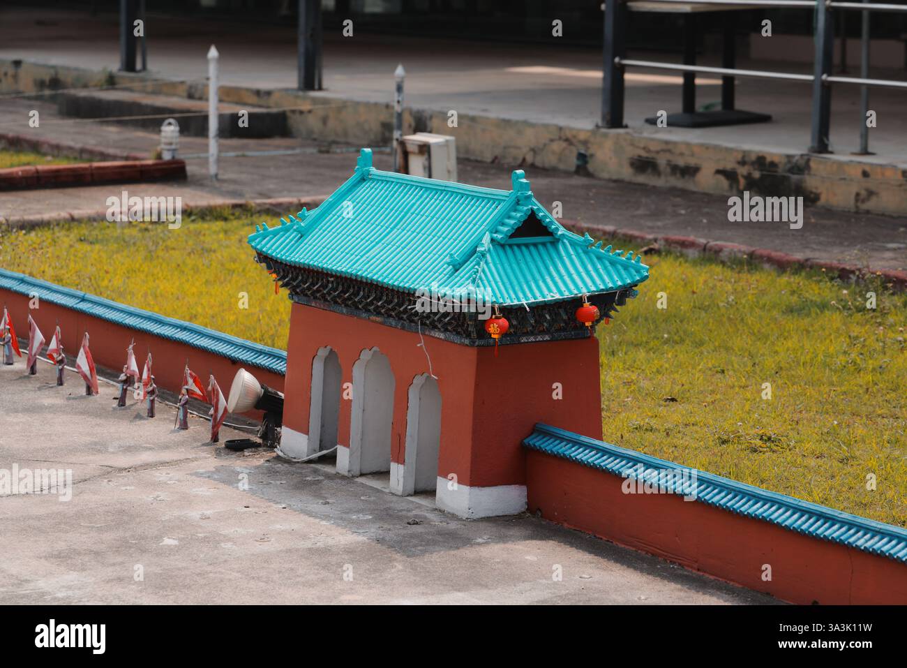 A Colorful Temple Structure Featuring Unique and Stunning Architectural ...