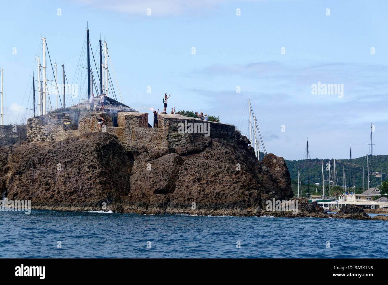 Nelson's Dockyard - Fort Berkeley built on a peninsular strip of land ...