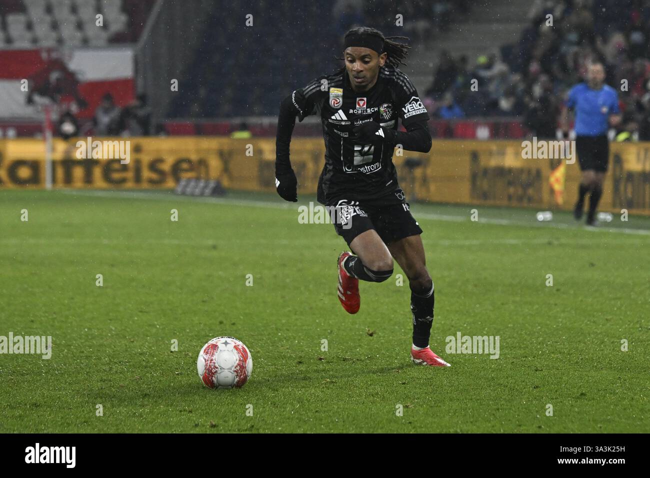 SALZBURG, AUSTRIA - MARCH 16: Thierno Ballo of Wolfsberg runs with the ...