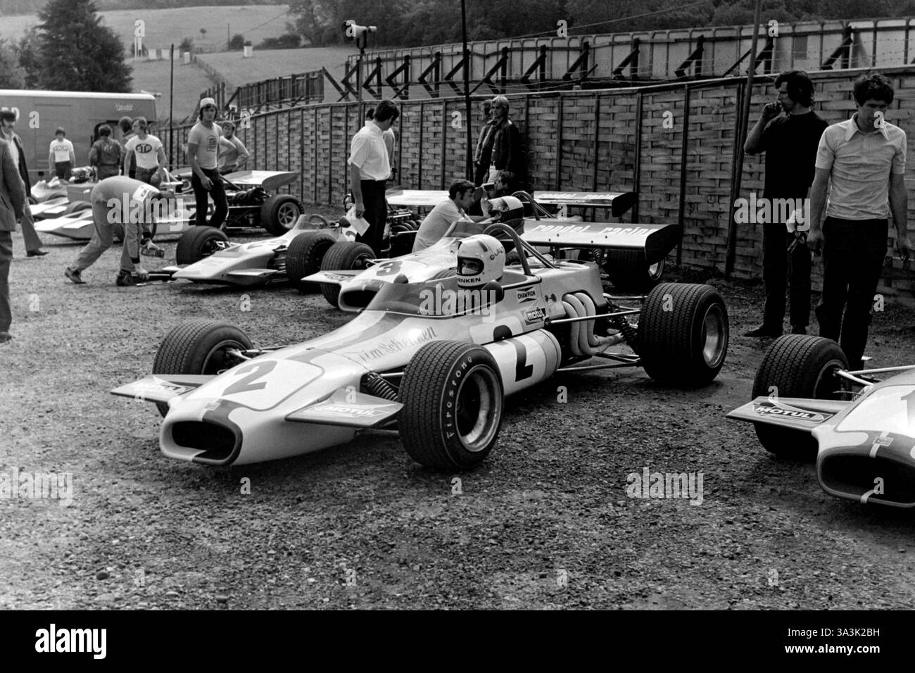 Tim Schenken at the 1971 Rothmans International Trophy at Brands Hatch ...