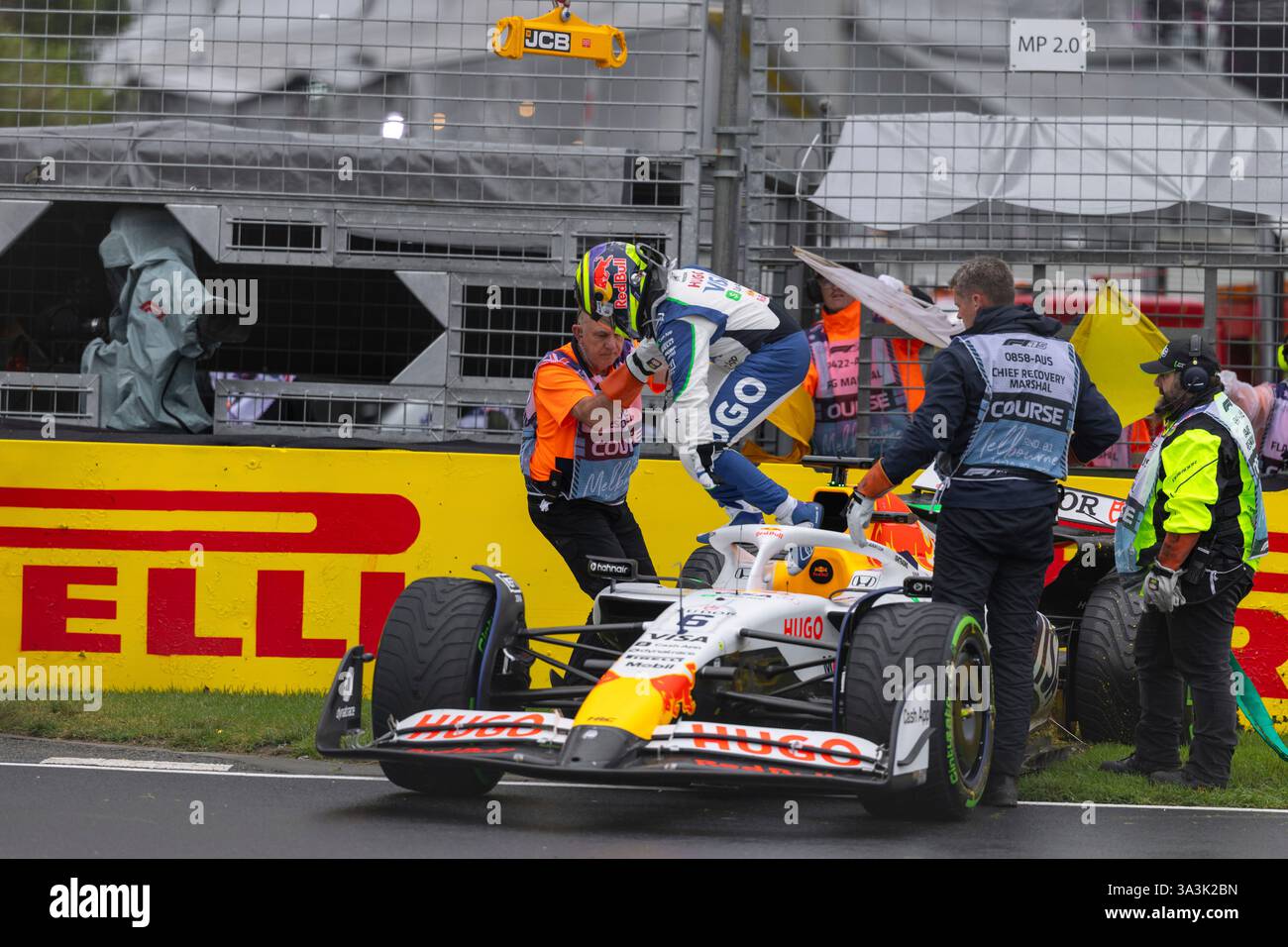 MELBOURNE, AUSTRALIA - MARCH 16: Isack Hadjar (FRA) driving for Visa ...
