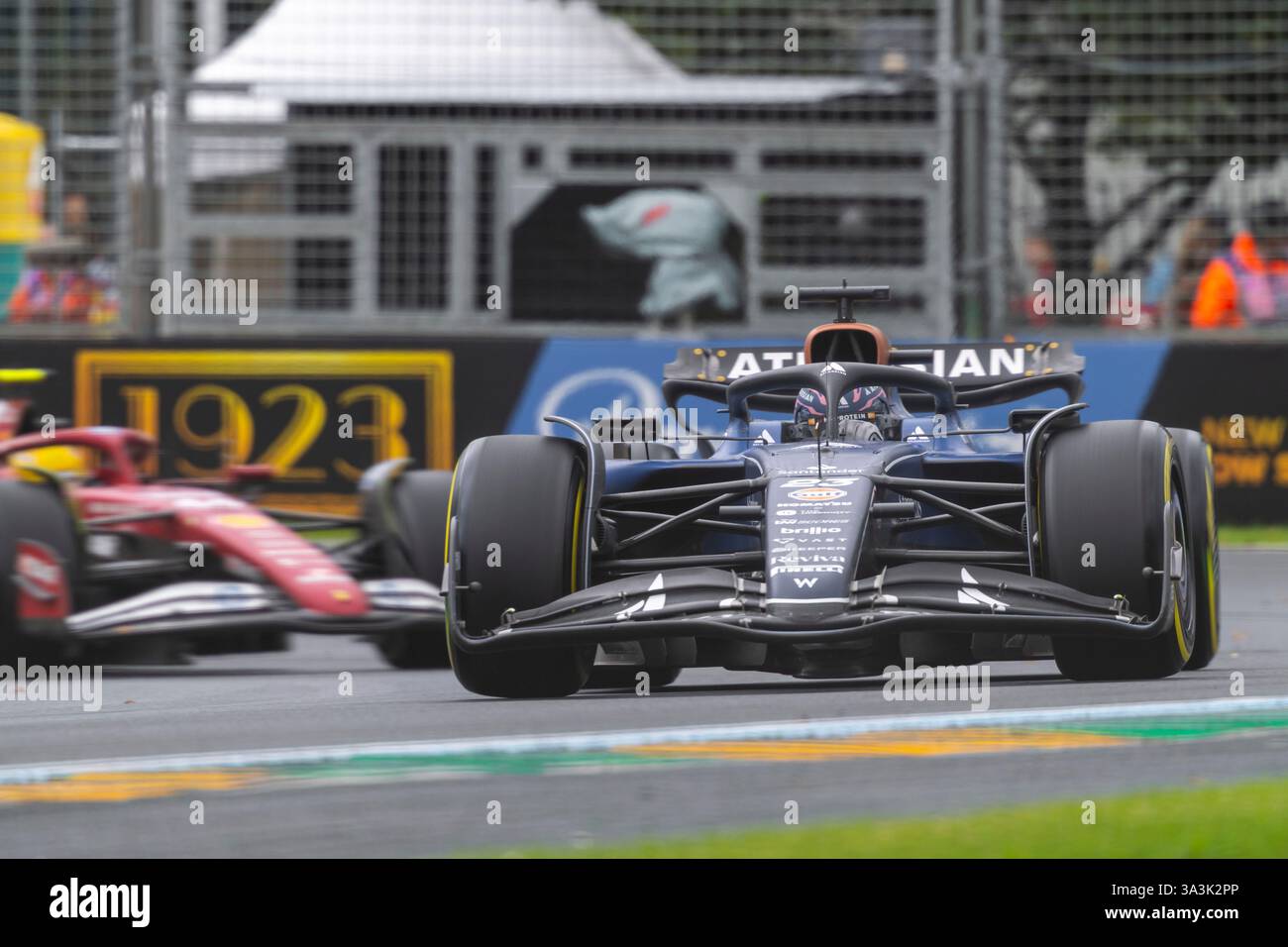MELBOURNE, AUSTRALIA - MARCH 16: Alexander Albon (THA) driving for ...
