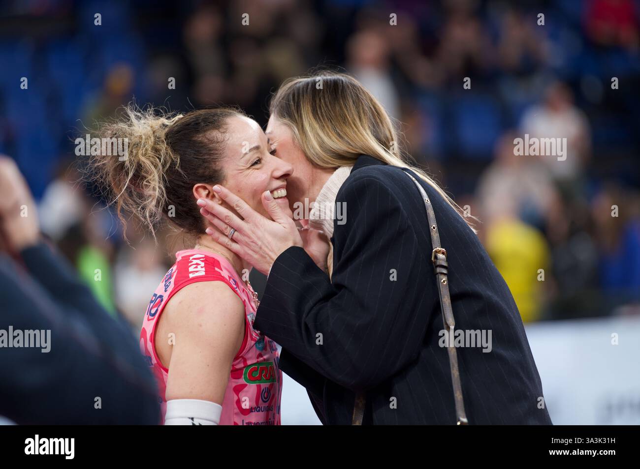 Bergamo, Italy. 16th Mar, 2025. Monica De Gennaro and Francesca ...