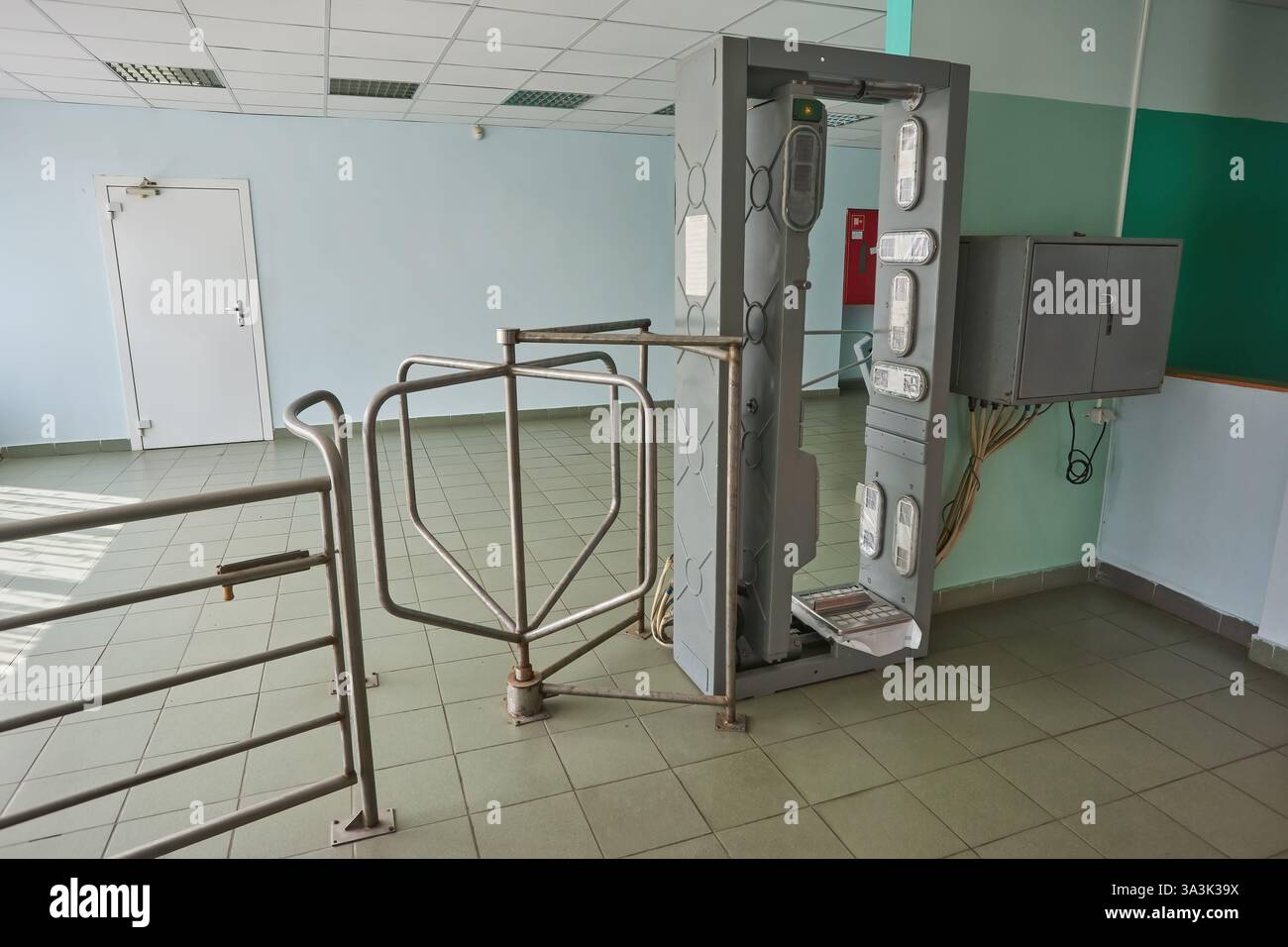 A relic of the past: a radiation control checkpoint in the Chernobyl ...