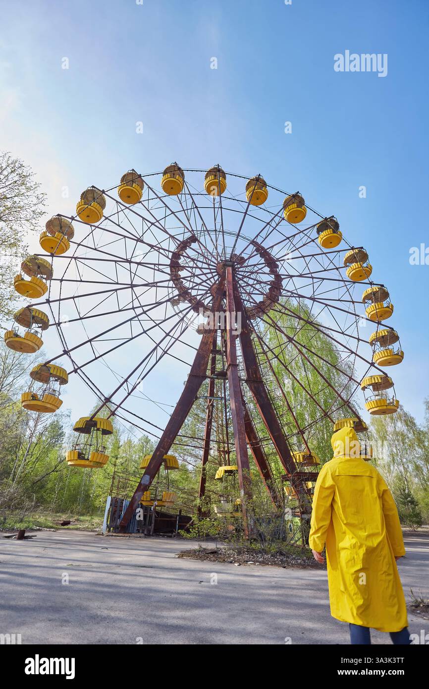 A researcher explores the eerie silence of Pripyat's amusement park ...