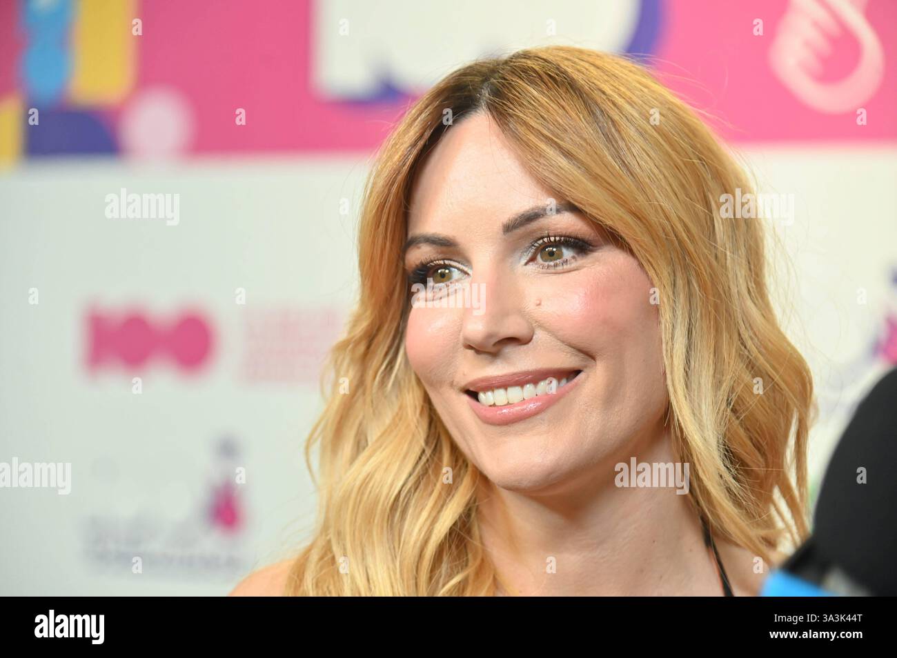 Madrid, Spain. 15th Mar, 2025. The singer Edurne during her performance ...