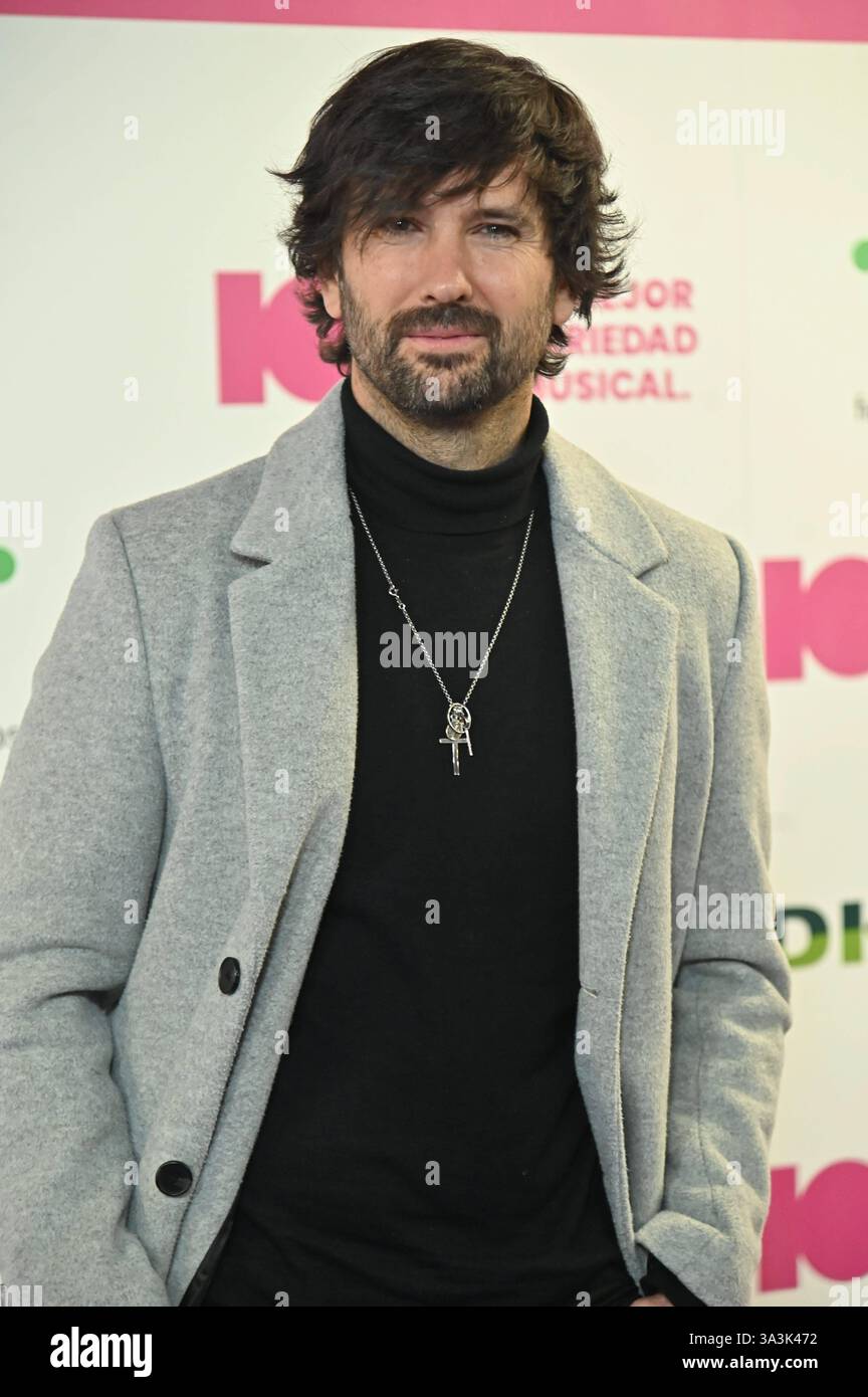 Madrid, Spain. 15th Mar, 2025. The singer David Otero during his ...