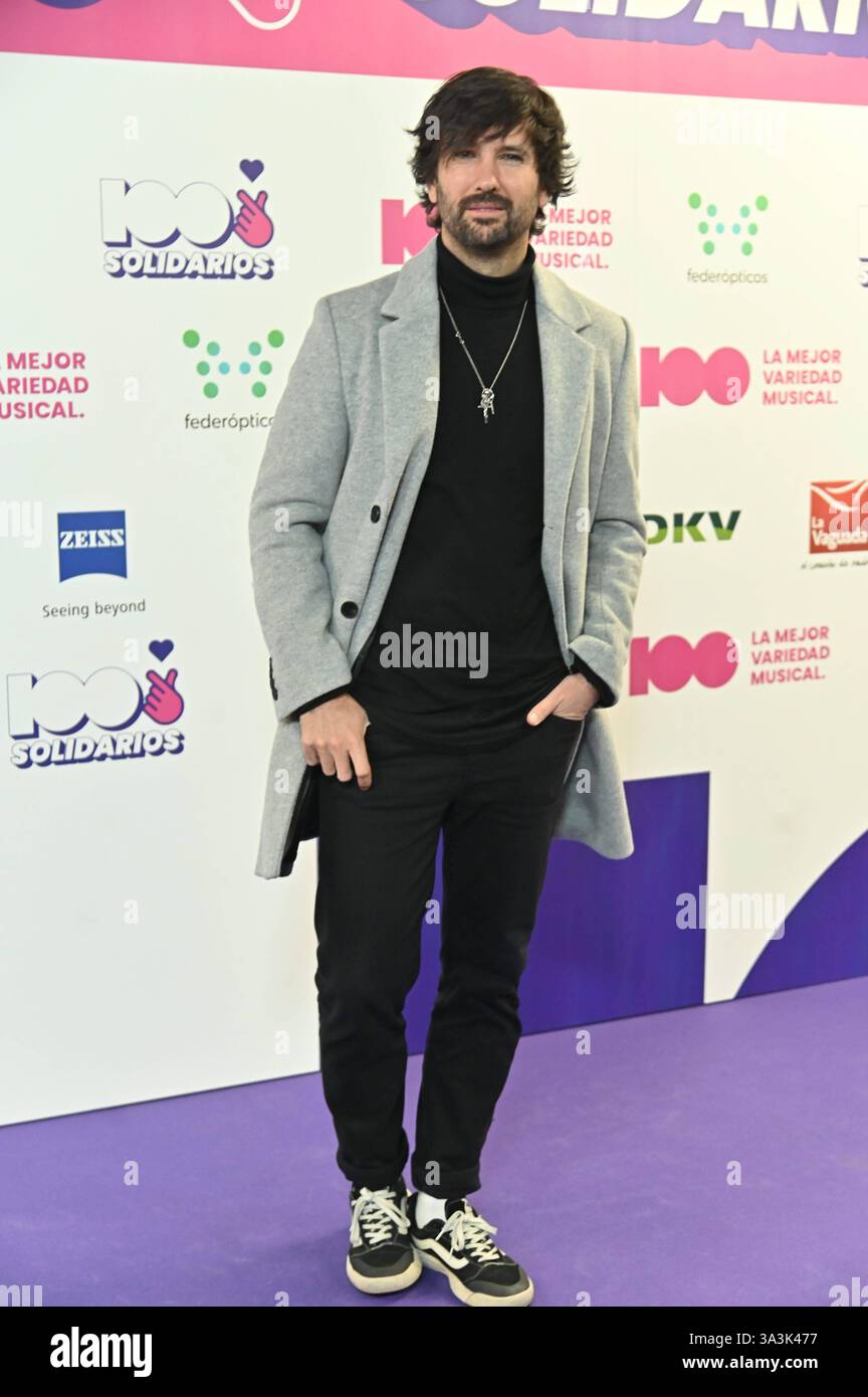 Madrid, Spain. 15th Mar, 2025. The singer David Otero during his ...