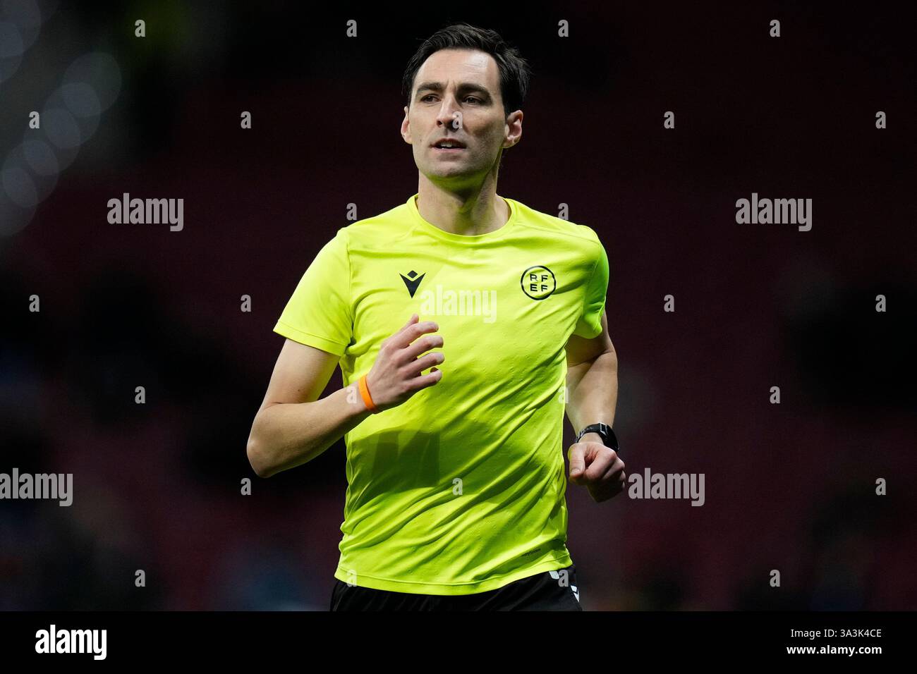 Madrid, Spain. 16th Mar, 2025. Referee Ricardo de Burgos Bengoechea ...