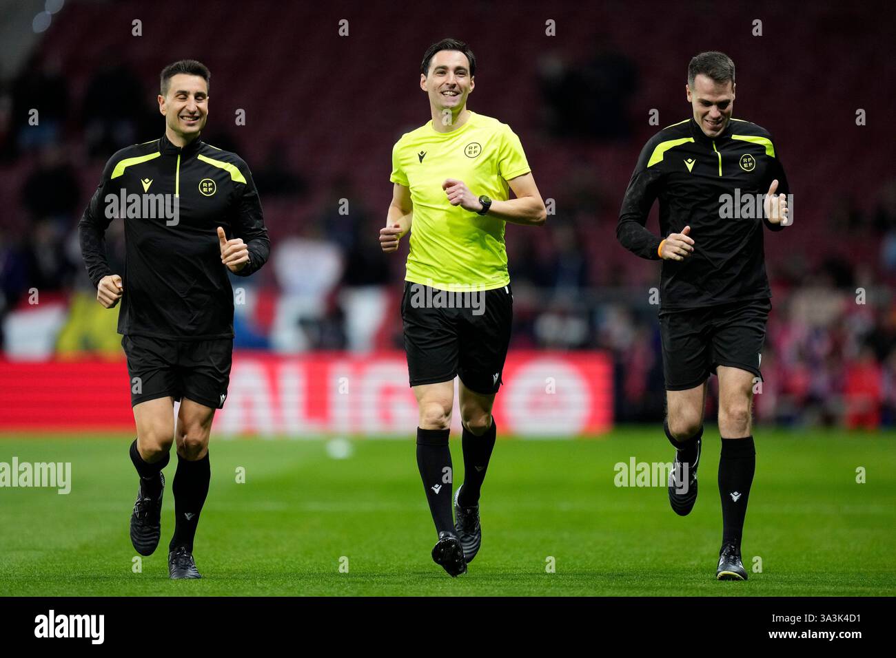 Madrid, Spain. 16th Mar, 2025. Referee Ricardo de Burgos Bengoechea ...