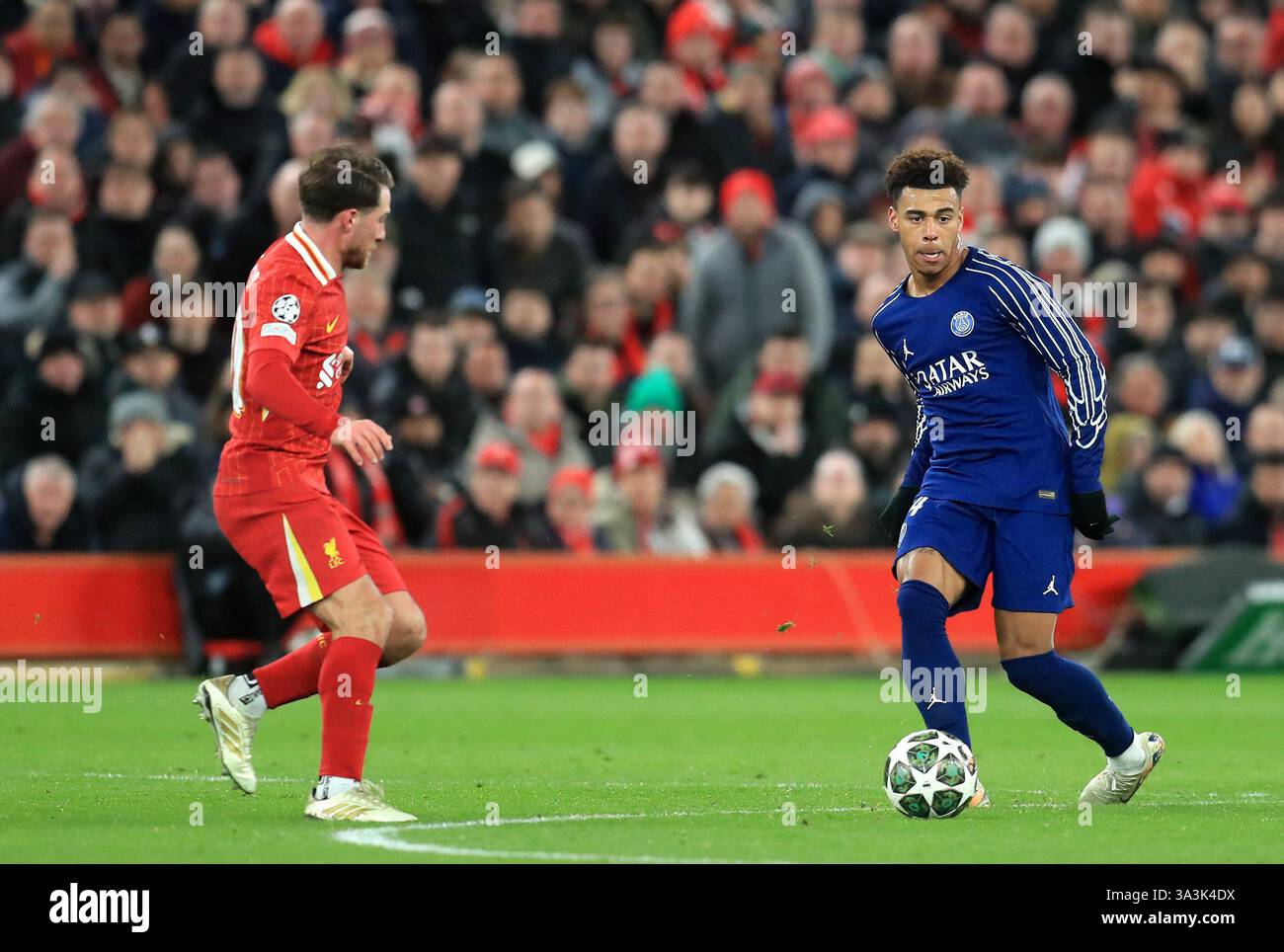Anfield, Liverpool, Merseyside, UK. 11th Mar, 2025. Champions League ...