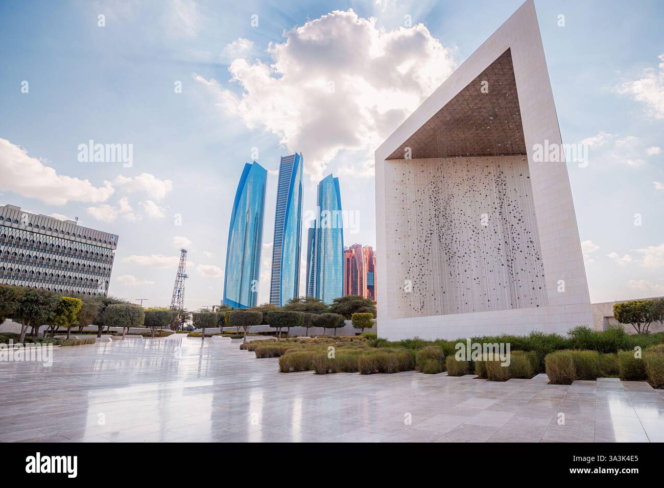 19 January 2025, Abu Dhabi, UAE: Founder's Memorial features stunning ...