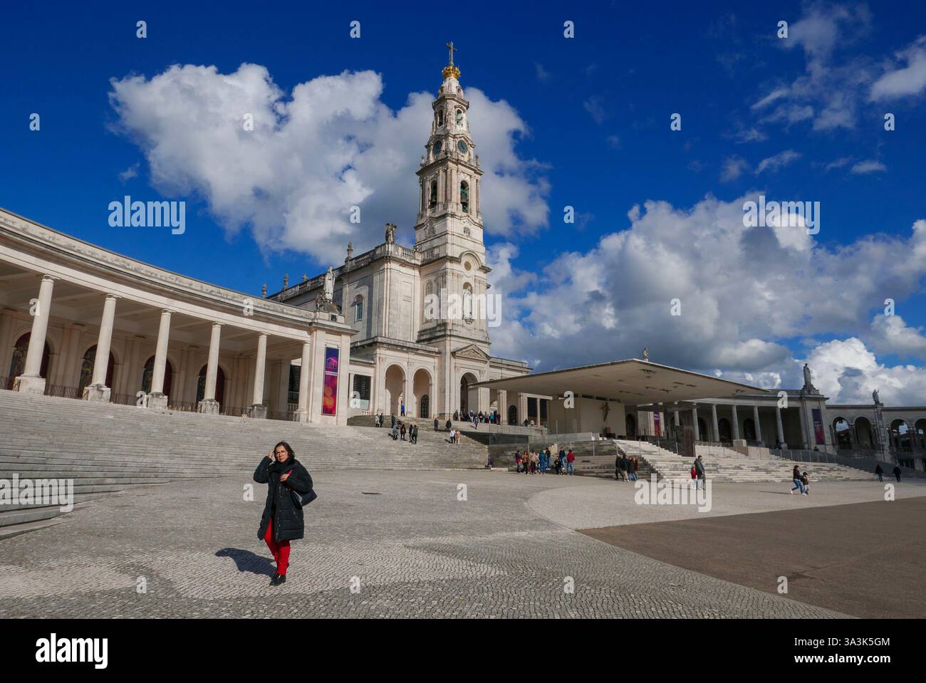 Our Lady of Fatima shrine in Fátima, Portugal. Europe Stock Photo - Alamy