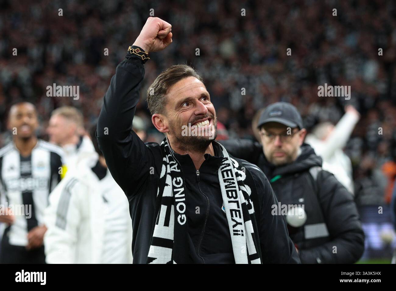 LONDON, UK - 16th Mar 2025: Newcastle United assistant manager Jason ...