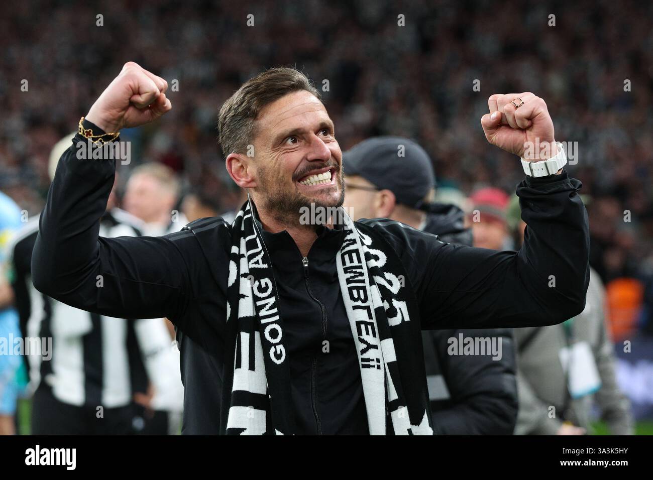 LONDON, UK - 16th Mar 2025: Newcastle United assistant manager Jason ...