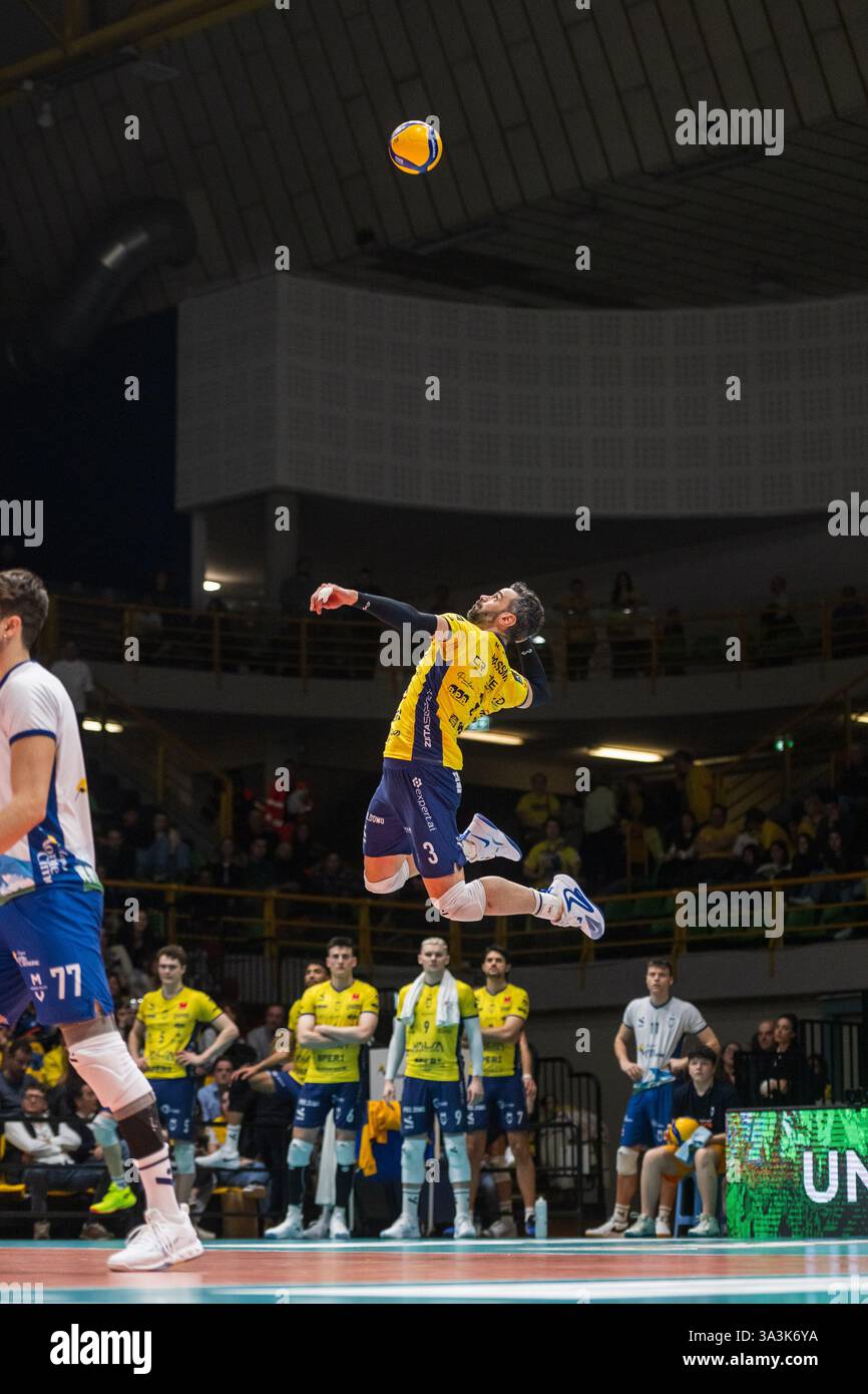 Massari Jacopo ( Valsa Group Modena ) during Playoff Scudetto - Valsa Group Modena vs Sir Susa ...